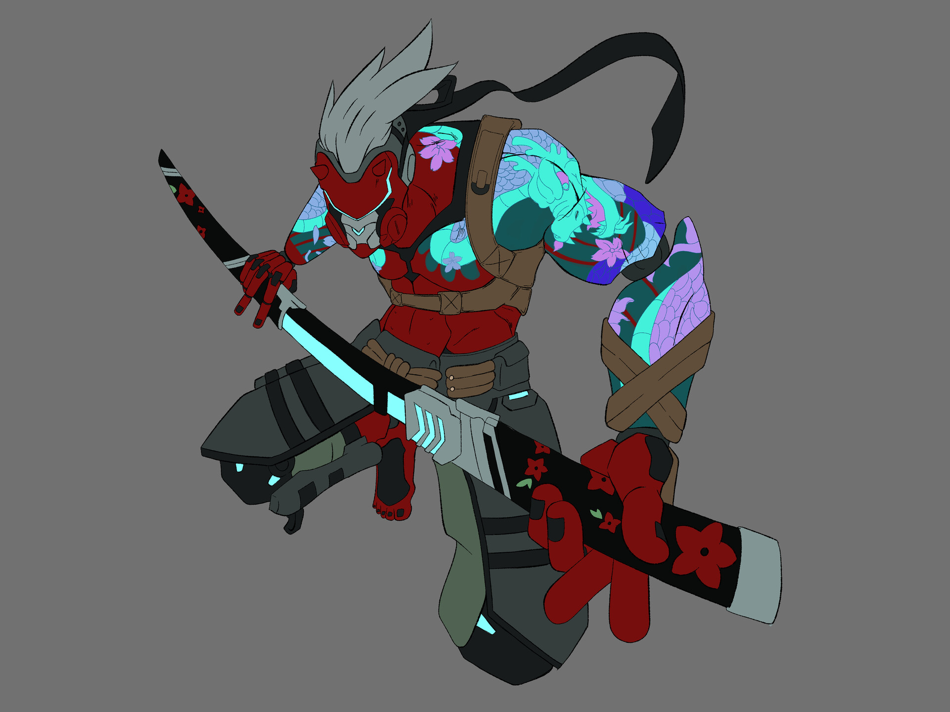 ArtStation - Genji Ciberdemon