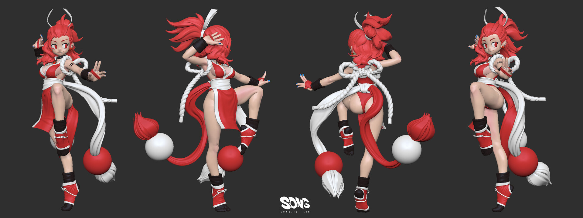 SONG JIE LIN - vol.009.Maemi cos-Mai Shiranui