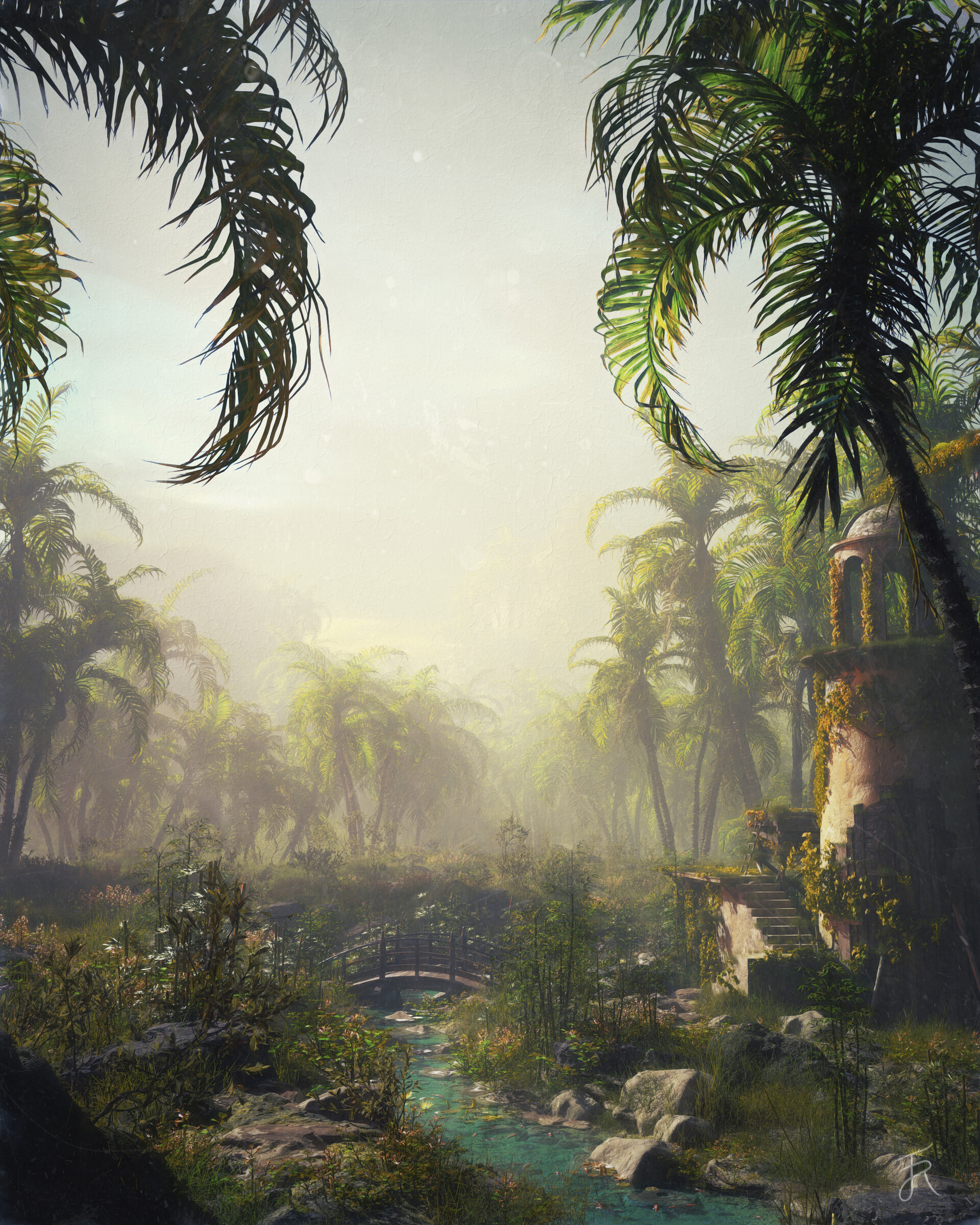 ArtStation - Sun-drenched Paradise