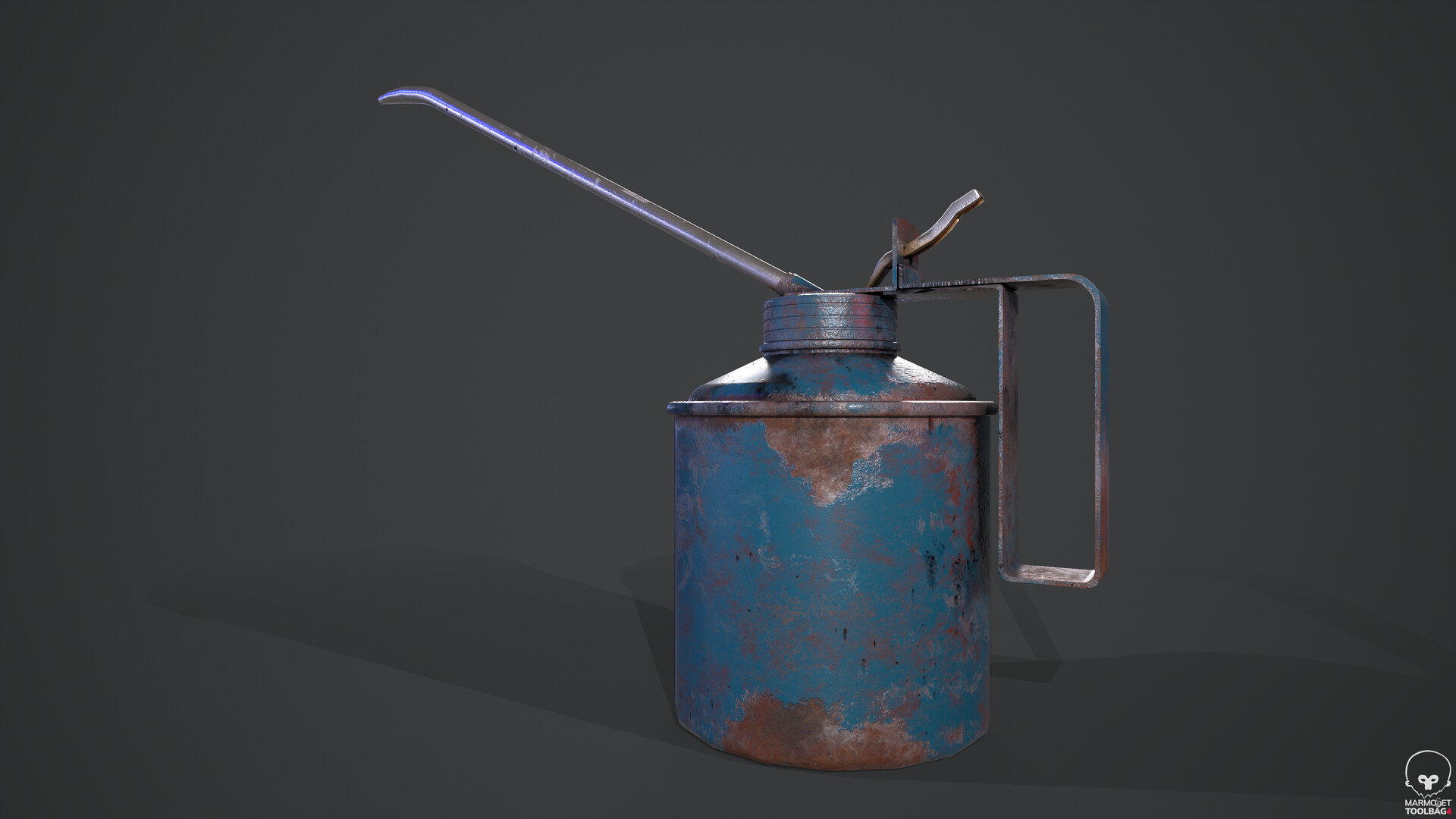 ArtStation - Oil Can Rusted
