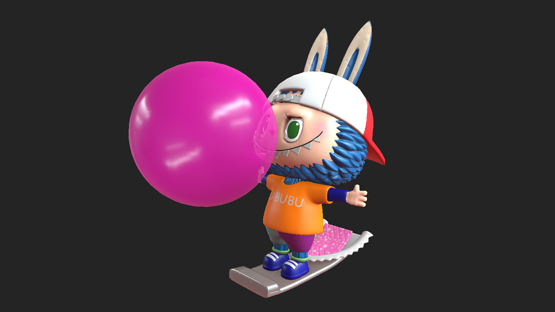 ArtStation - [SD character] LABUBU bubble gum