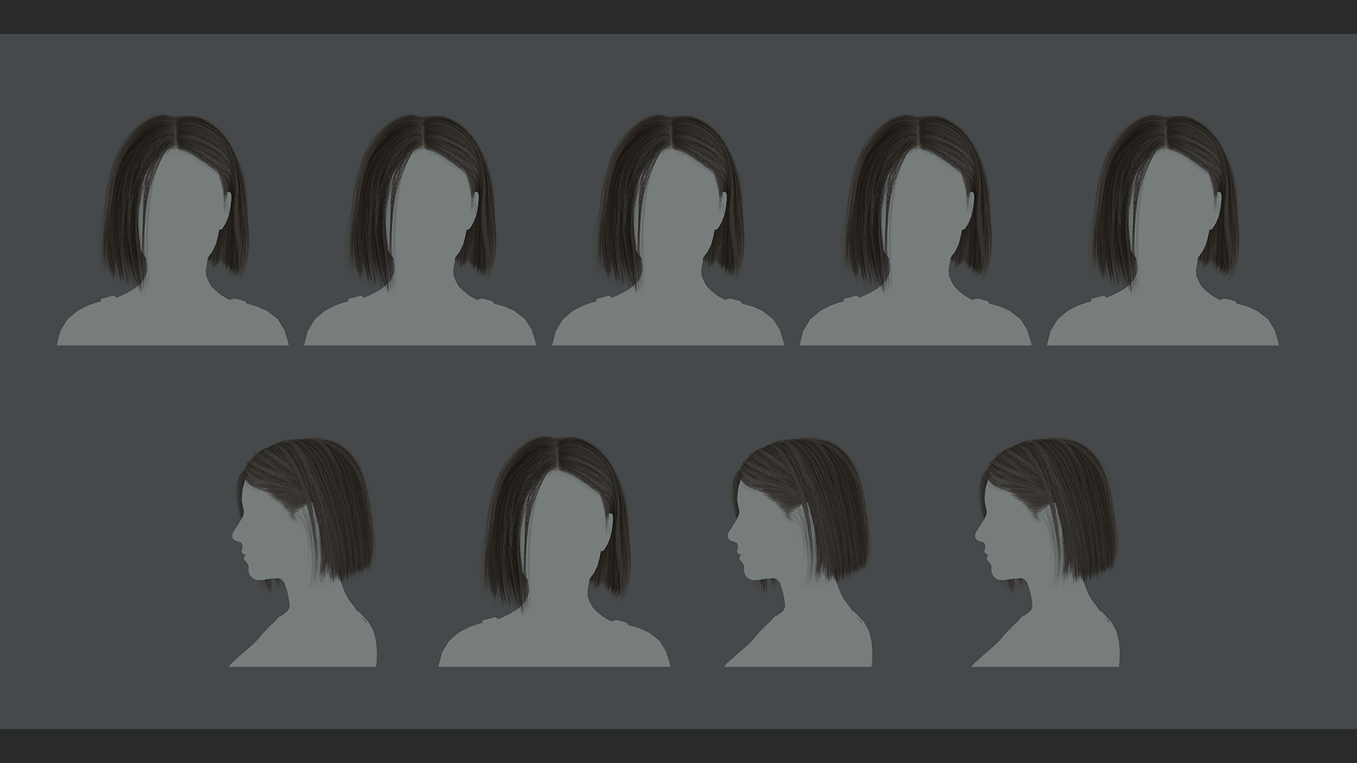 sawa - Hair color series - BluntCut