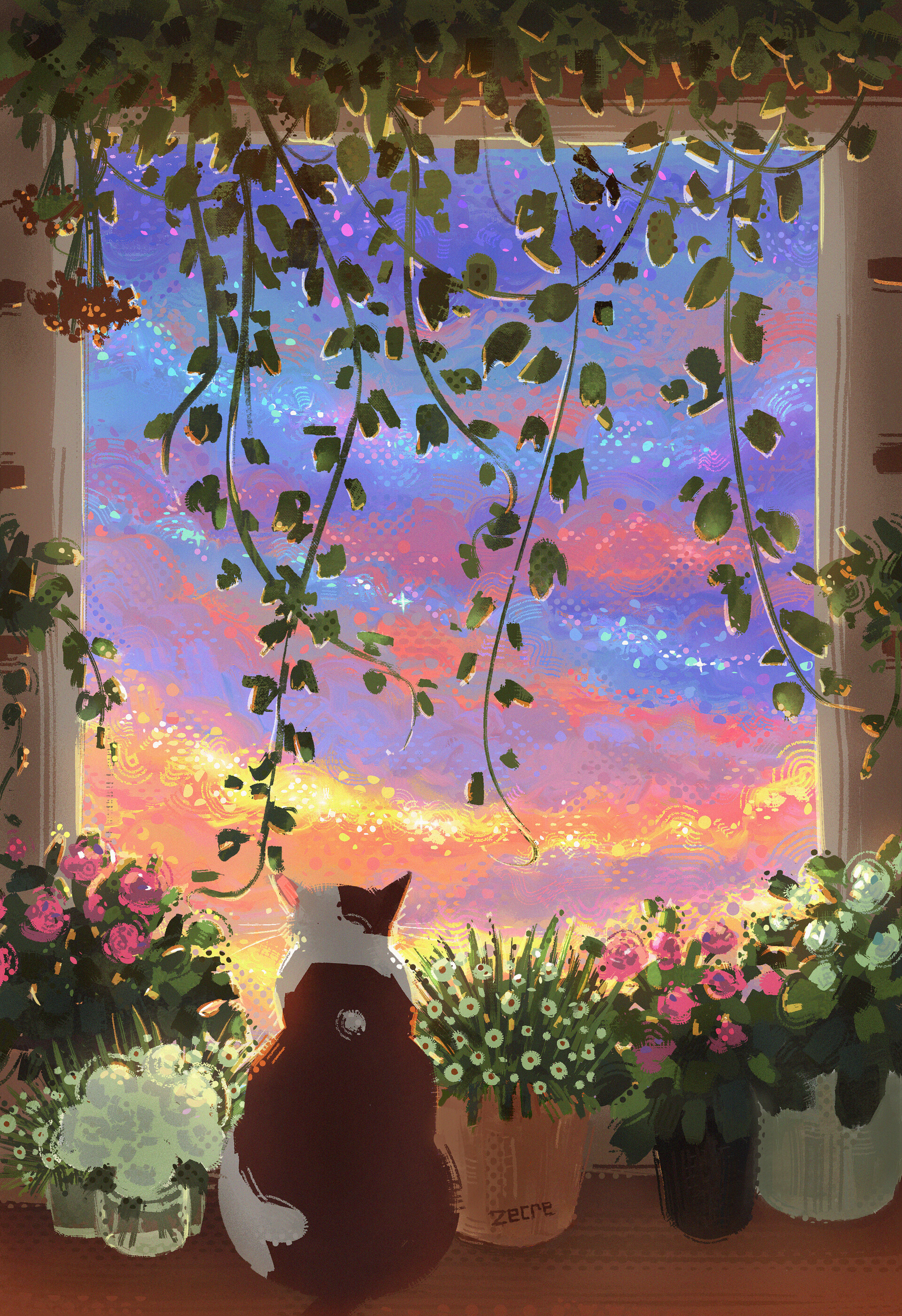 ArtStation - summer cat