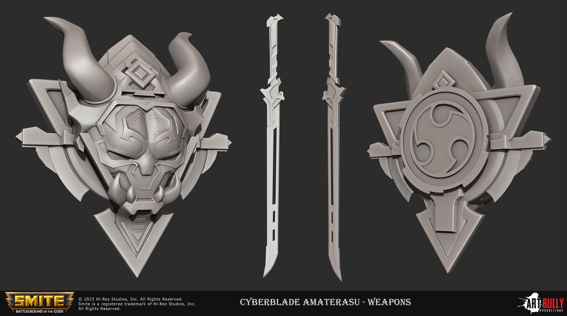 Art Bully Productions - SMITE - Cyberblade Amaterasu