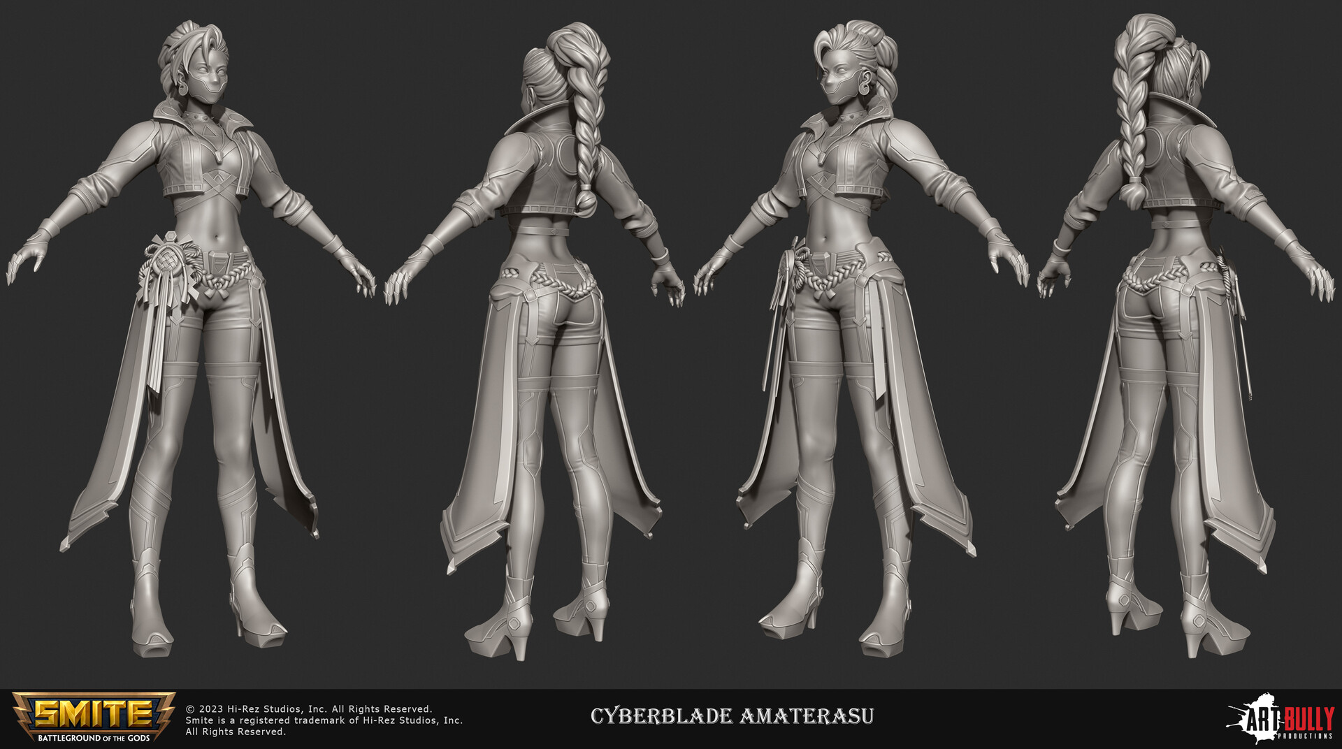 Art Bully Productions - SMITE - Cyberblade Amaterasu