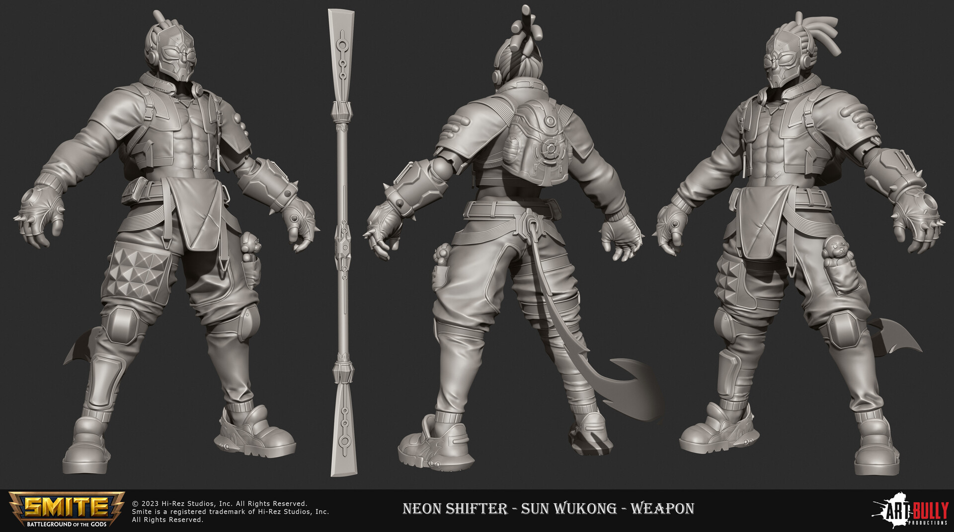Art Bully Productions - SMITE - Neon Shifter Sun Wukong