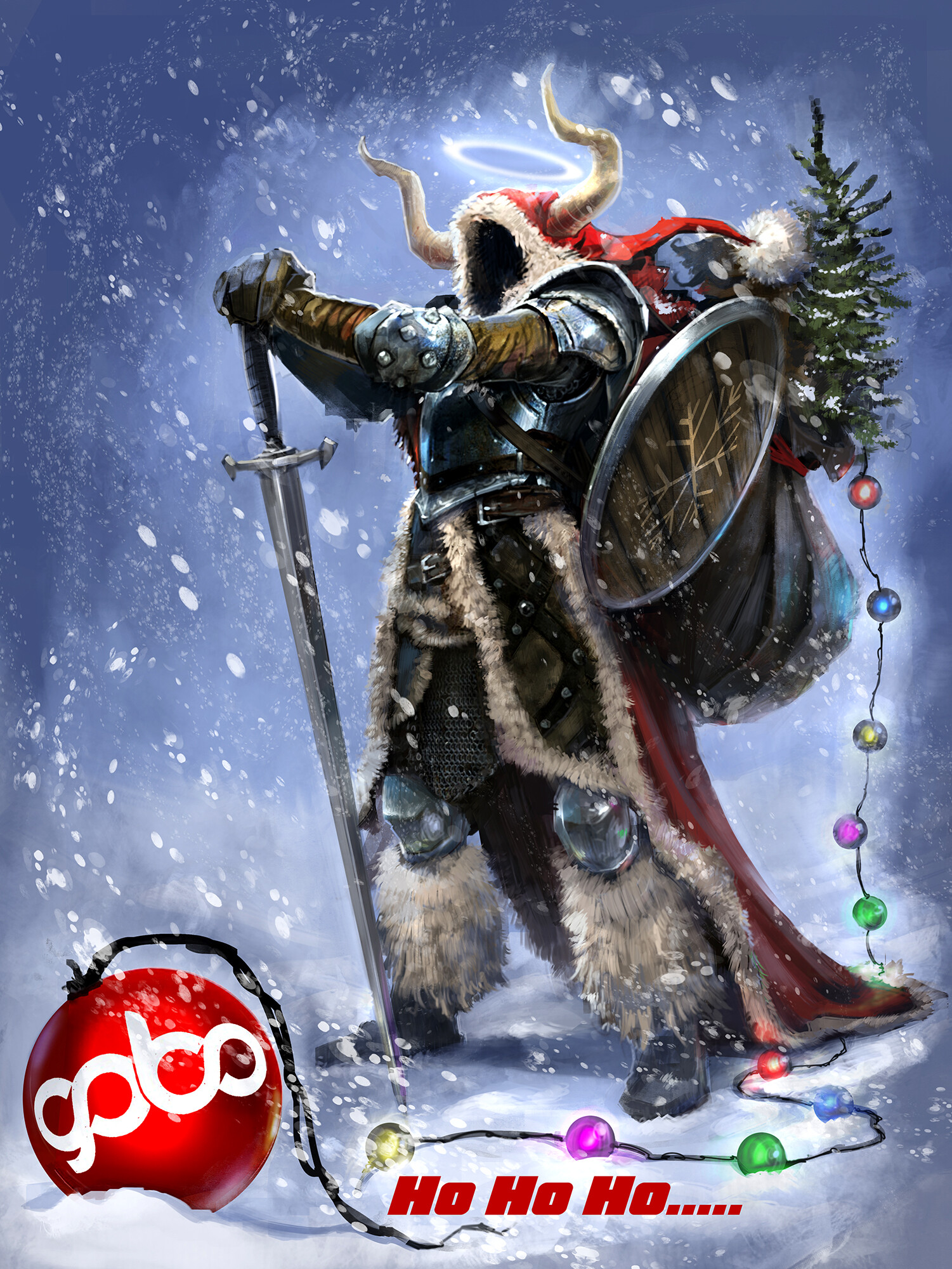 ArtStation - Christmas Card - Studio Gobo