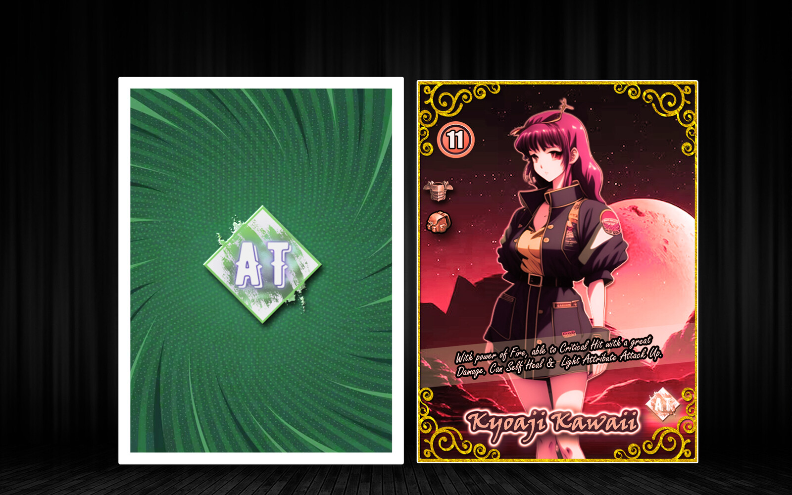 Atomic templates - Anime TCG card template Vol1