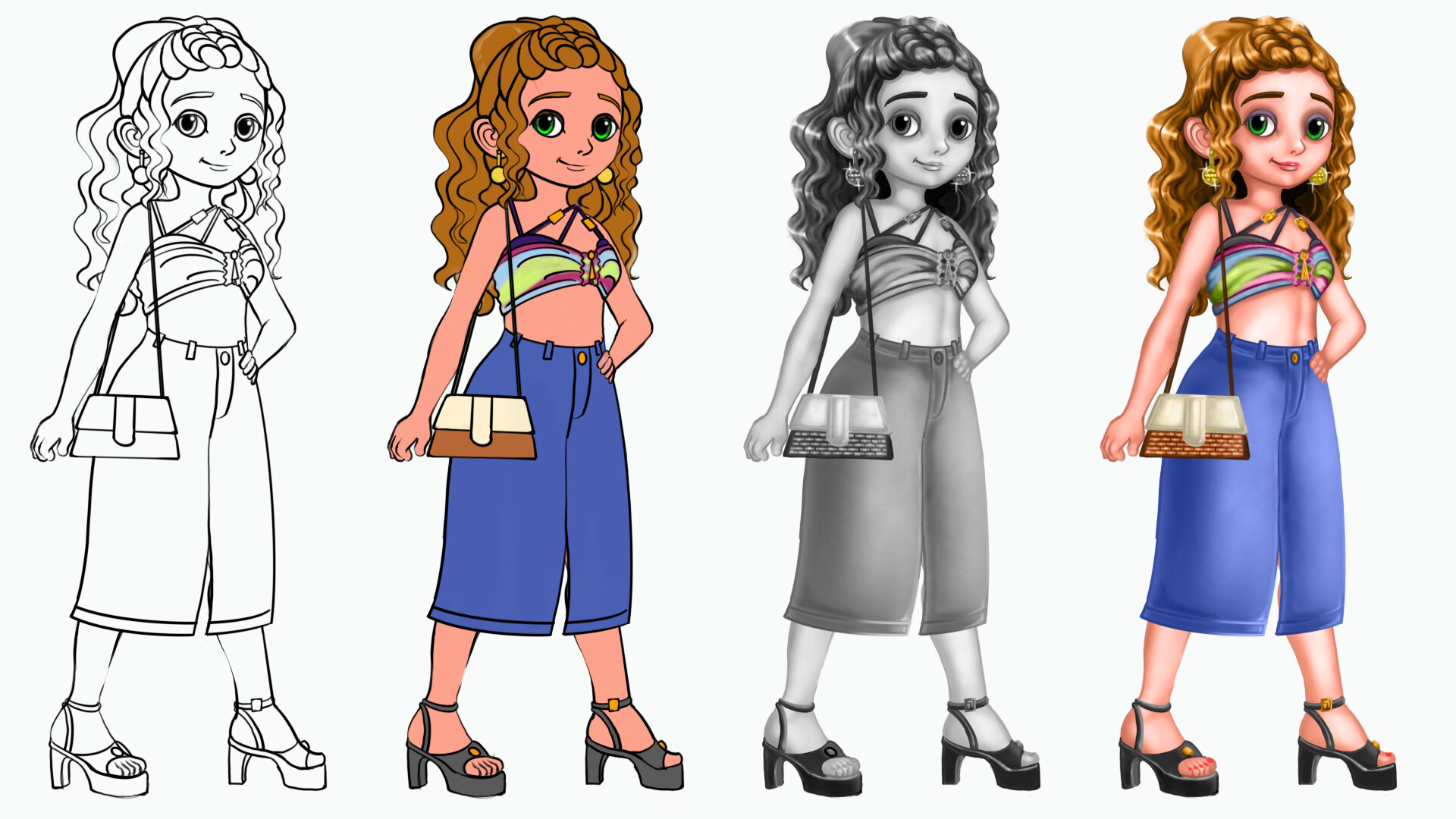 ArtStation - Fashion Game character