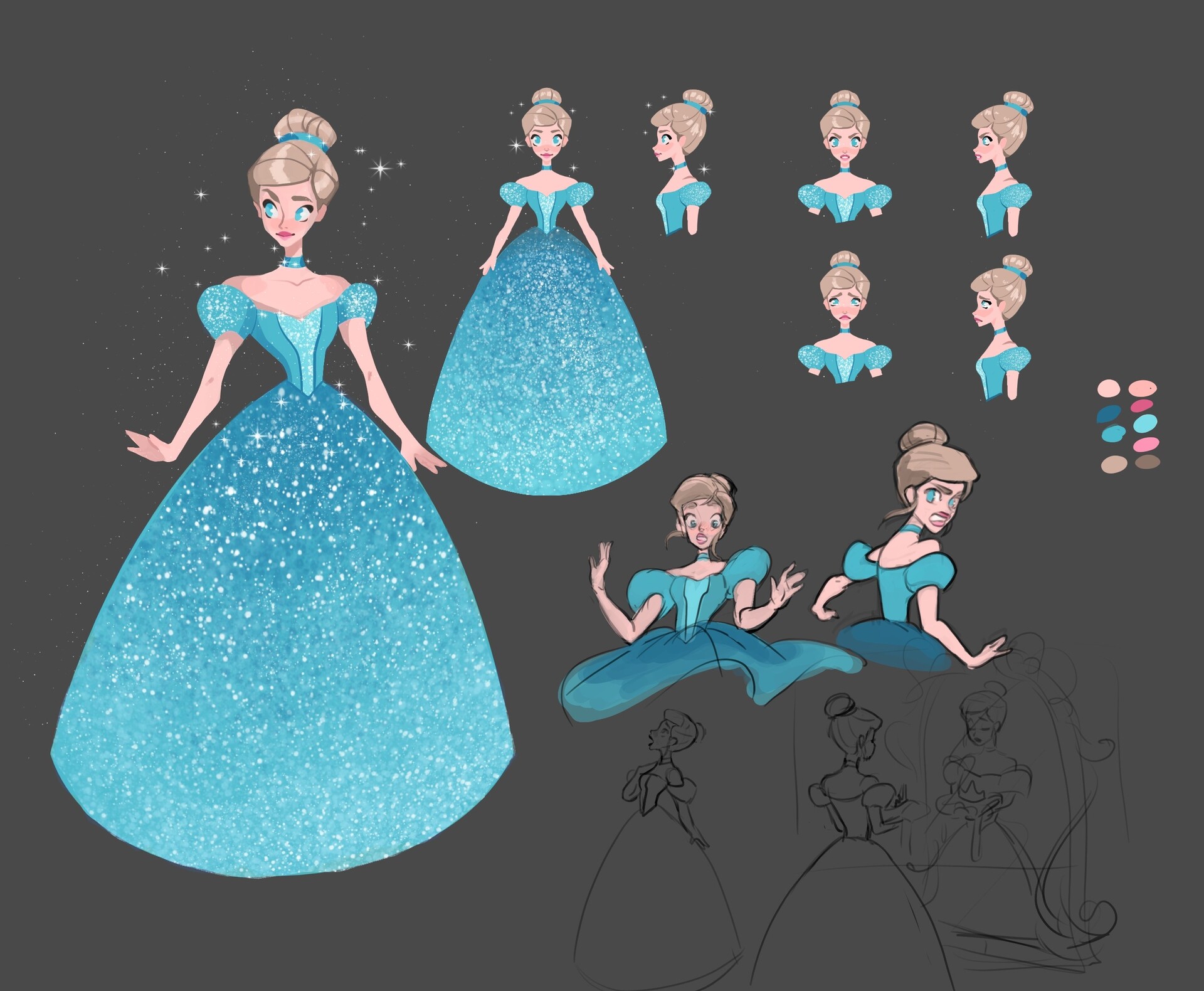 ArtStation - Cindirella Character Design
