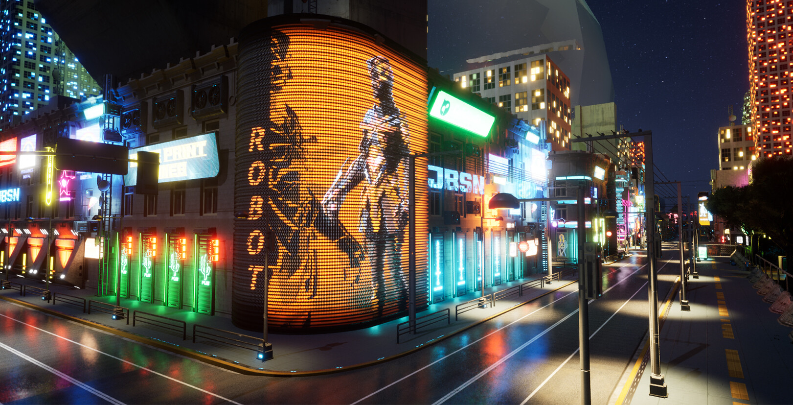 Ravindu Sandeepa - SCI-FI CITY -UNREAL ENGINE 5.1