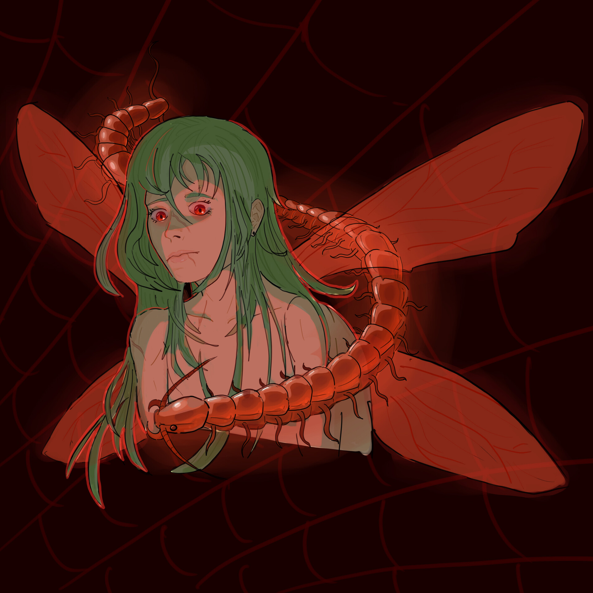 ArtStation - insect lady