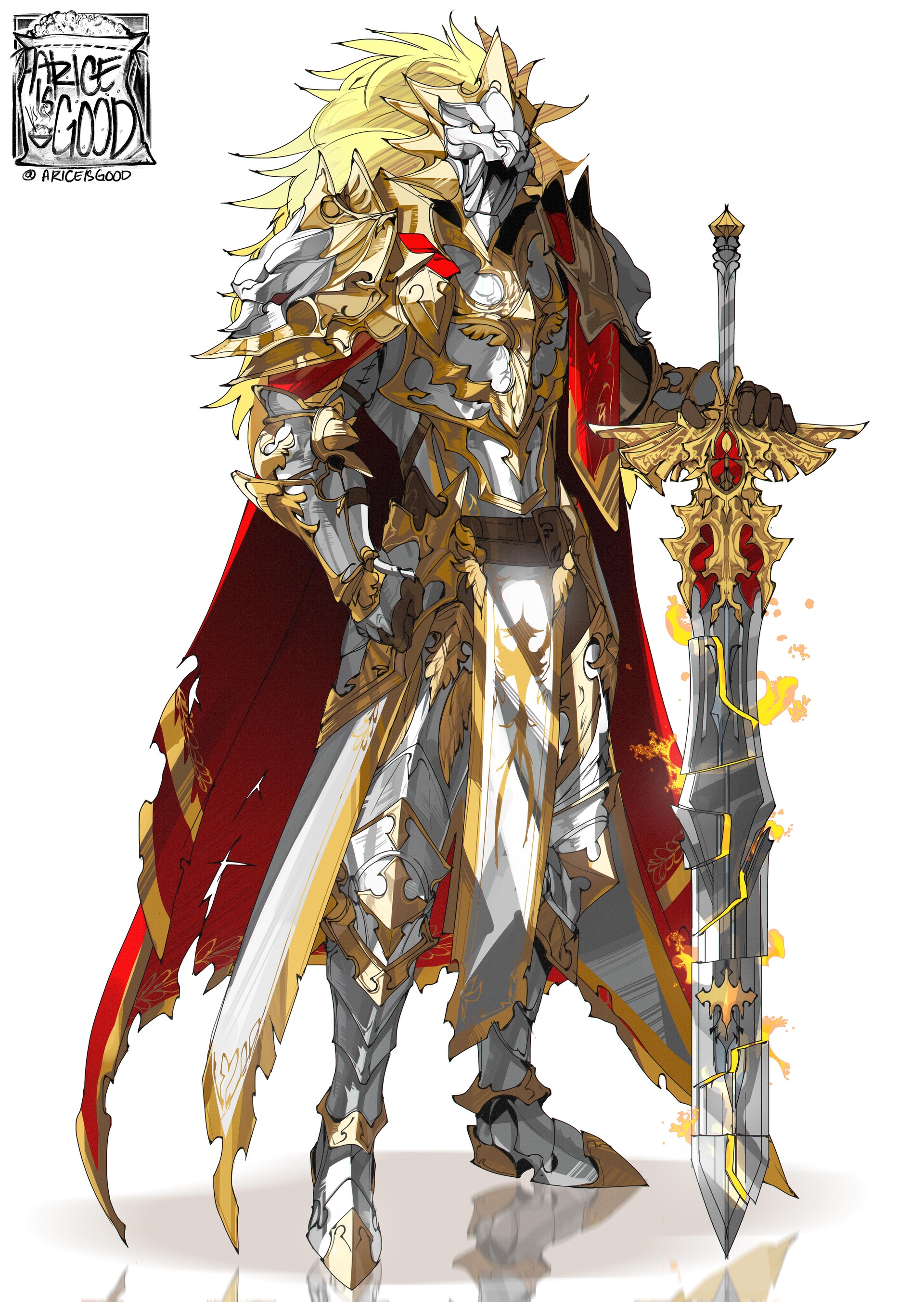 ArtStation - Armor Character Design: Golden Lion
