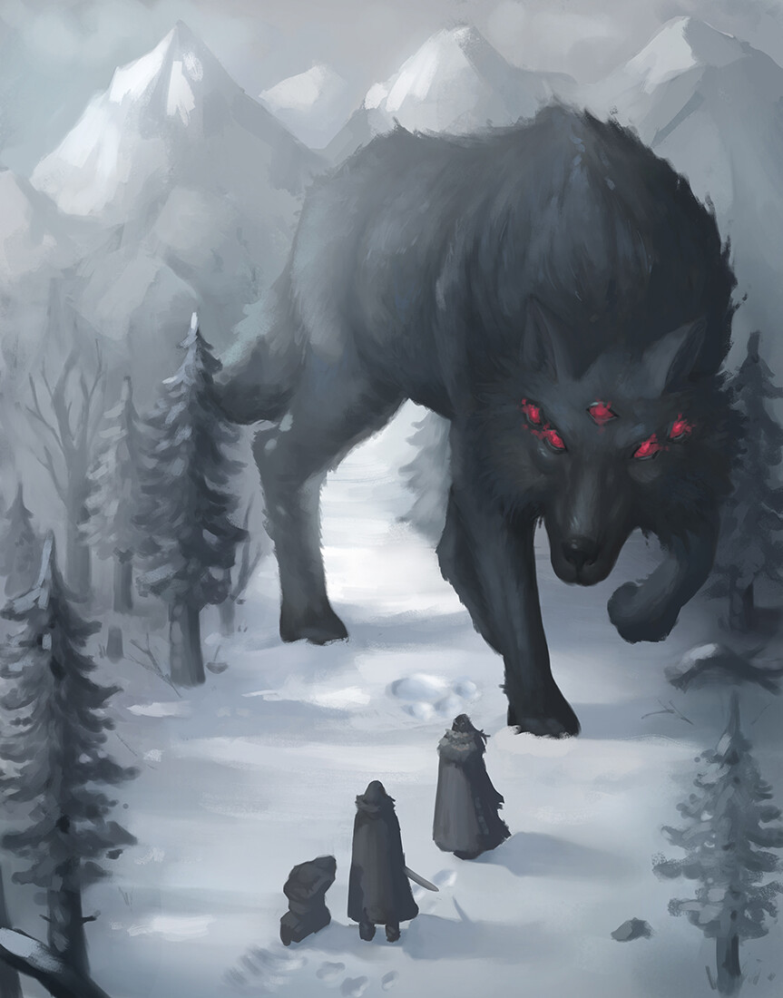 ArtStation - The big wolf