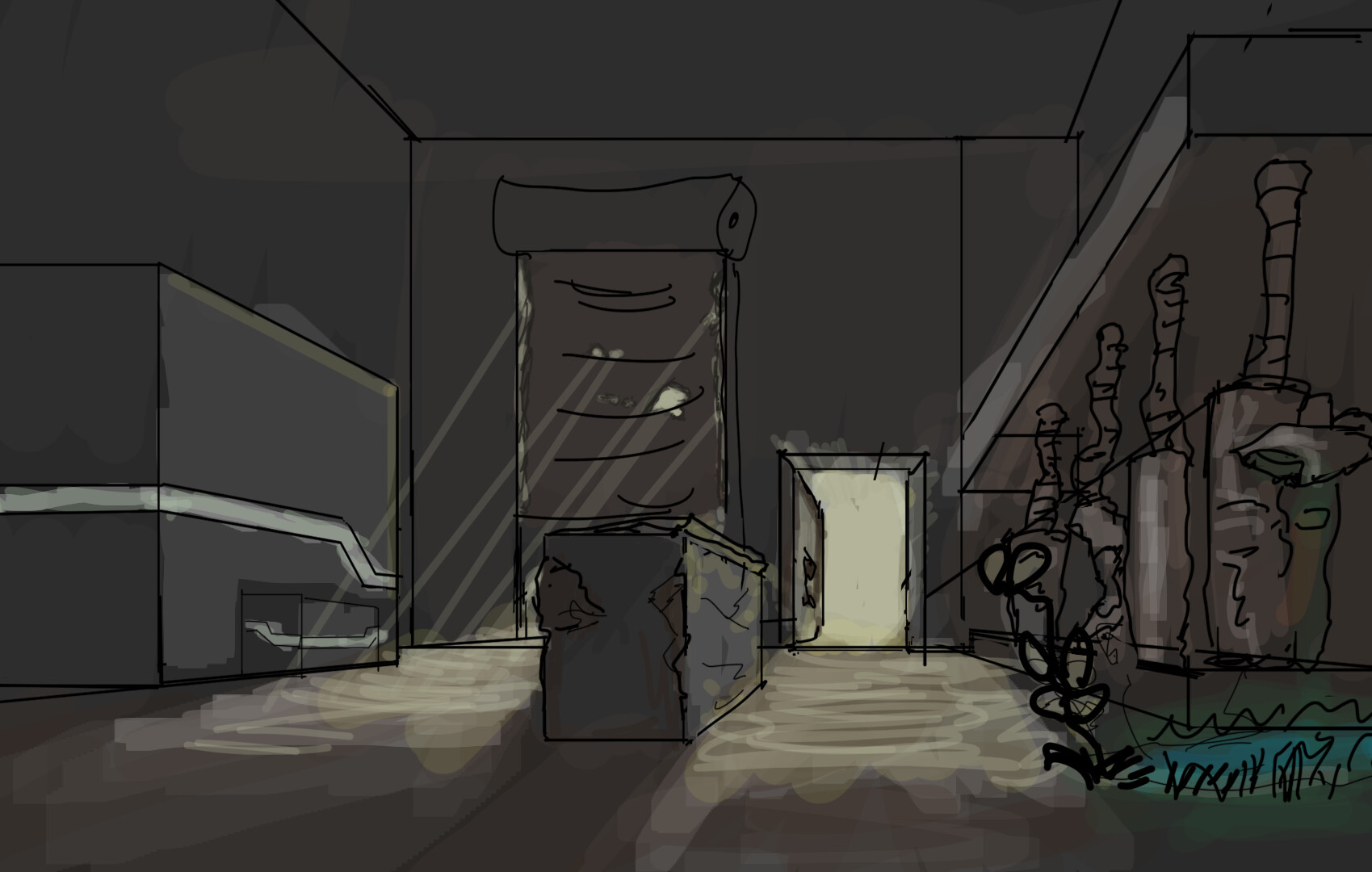 ArtStation - Omega bot world concept art