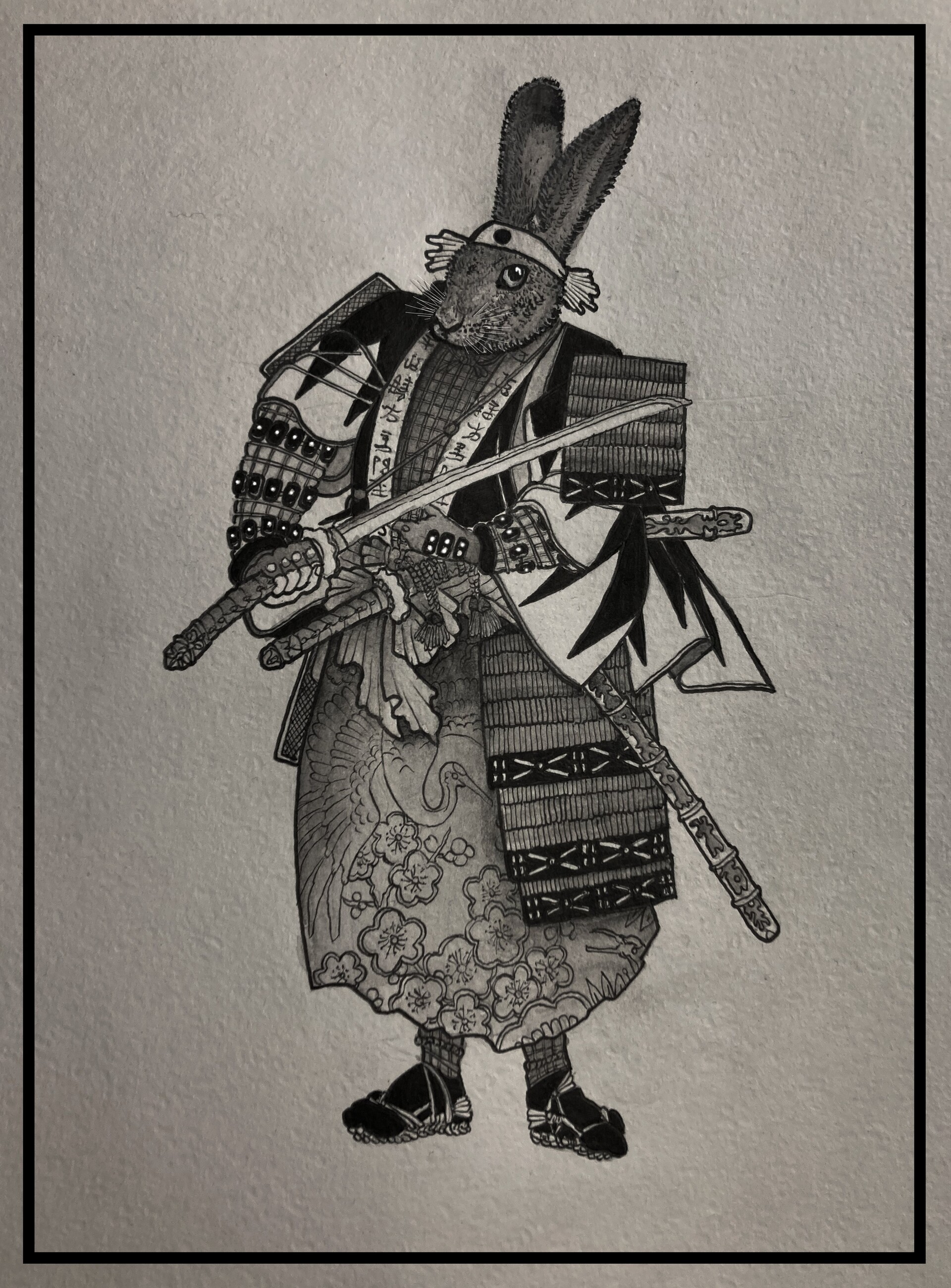 ArtStation - Hare samurai