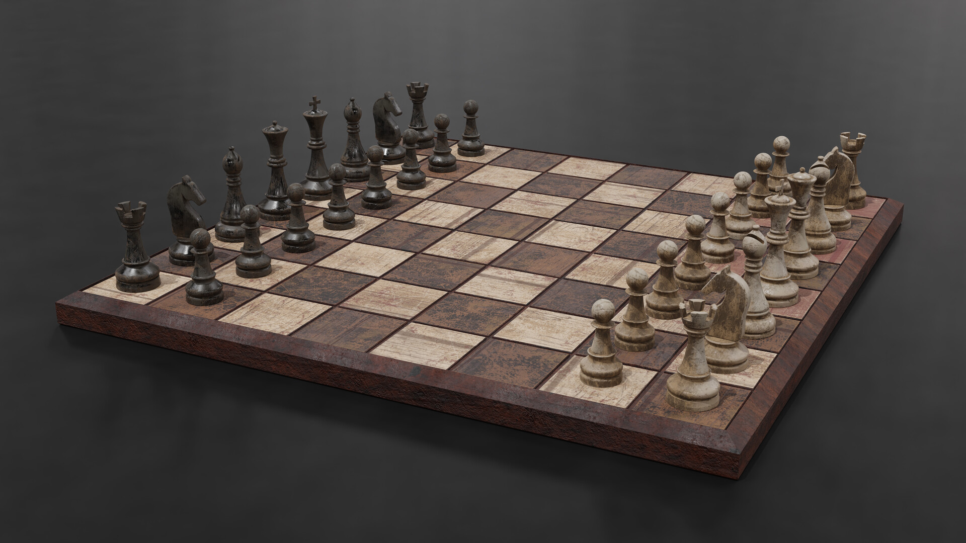 ArtStation - Chess set