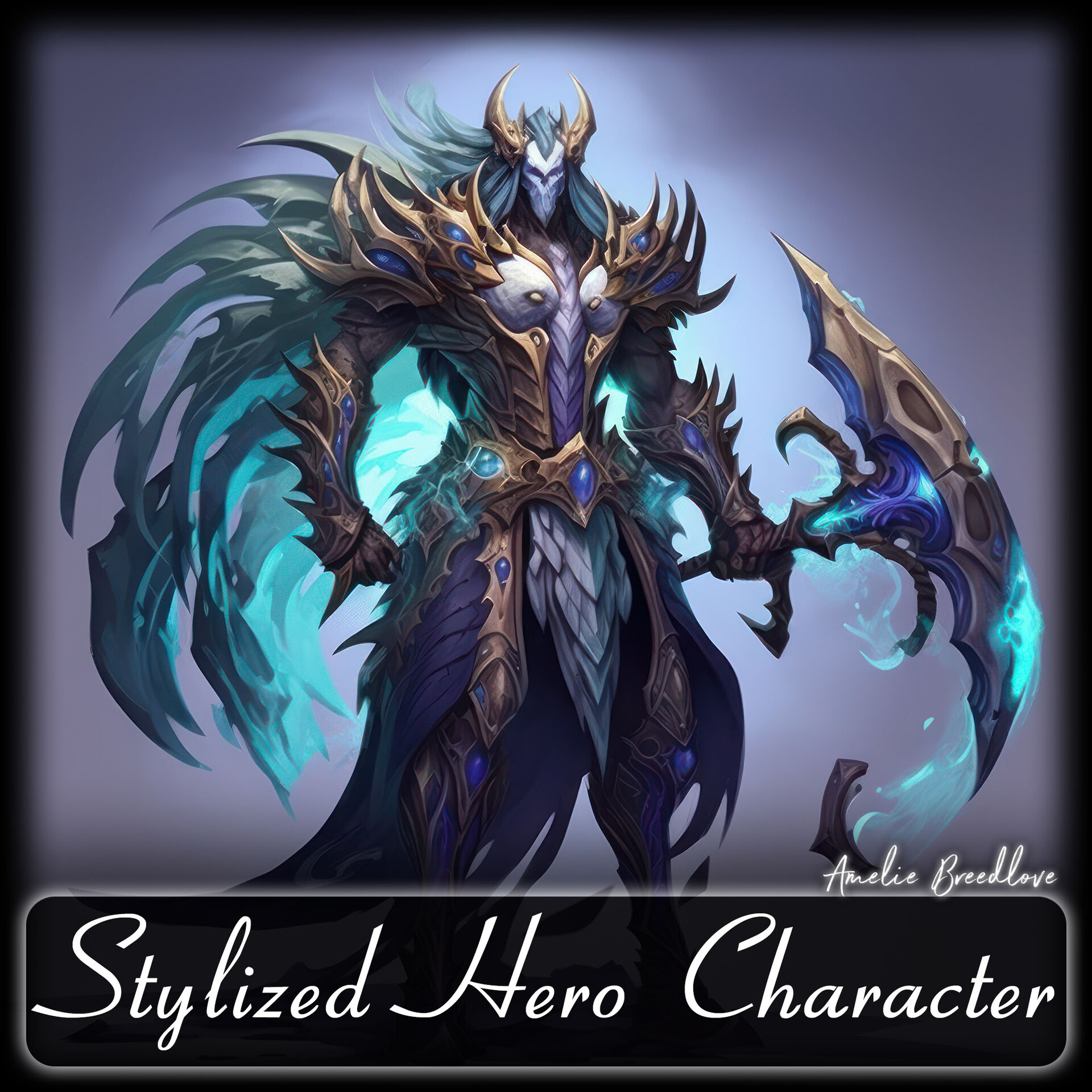 Amelie Breedlove - 300 Stylized Hero Character (Full Body) Reference ...