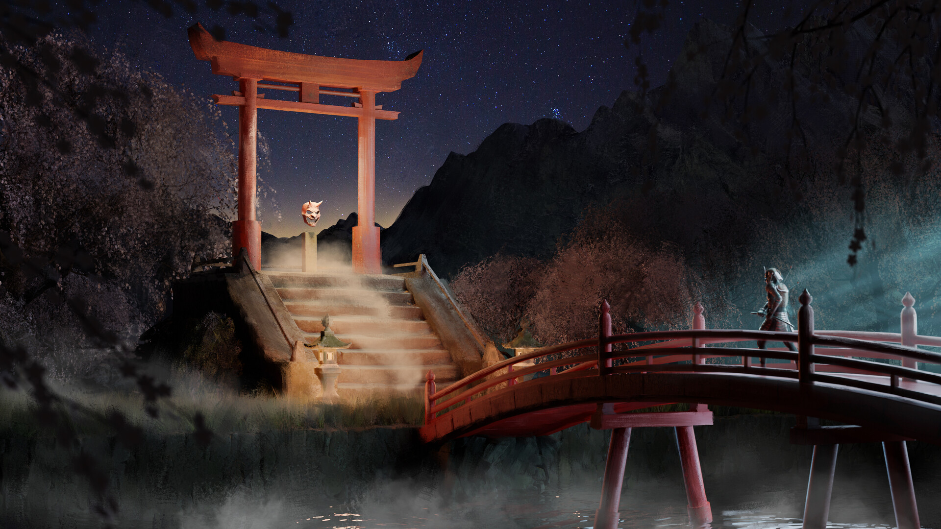 ArtStation - The Cursed Samurai