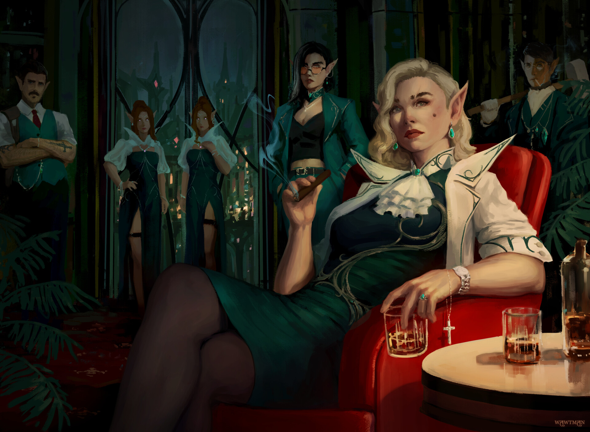 The Elf Mafia by Ilya Vatutin : r/Shadowrun