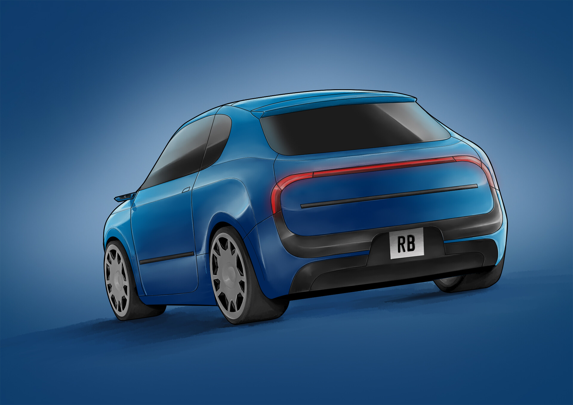 ArtStation - EV car design excercice