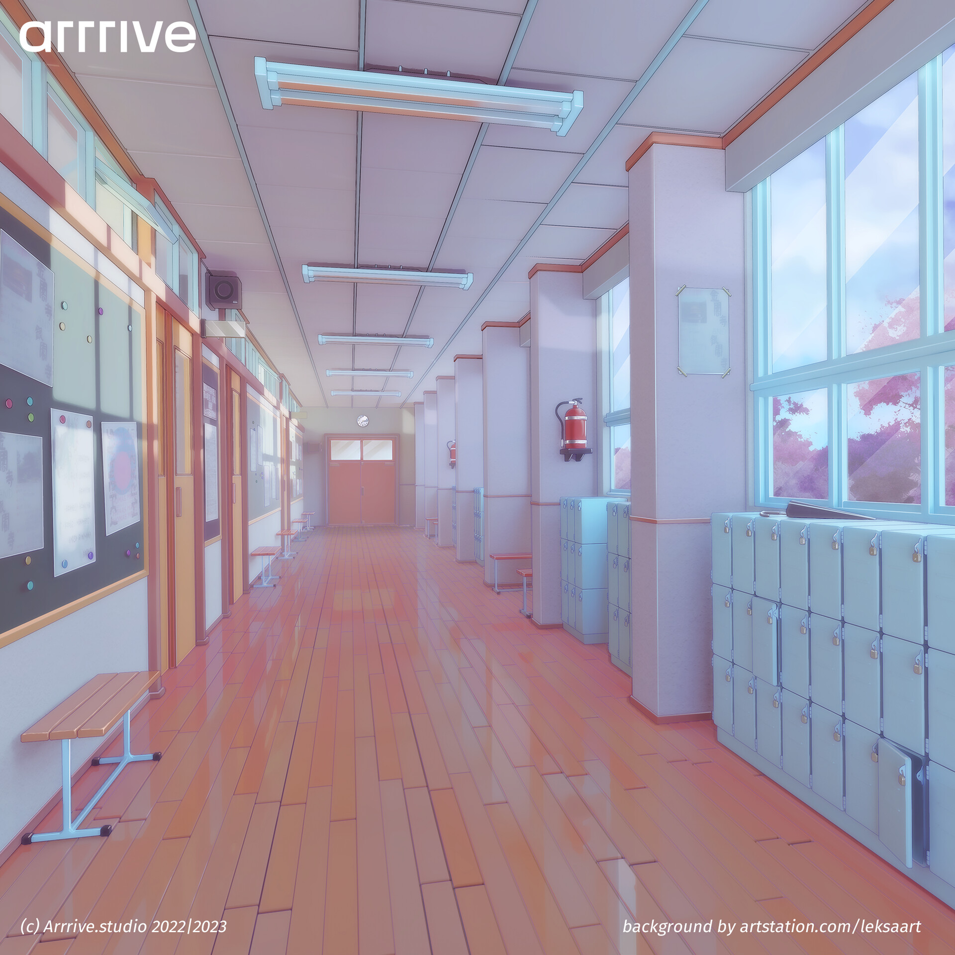 school background gacha