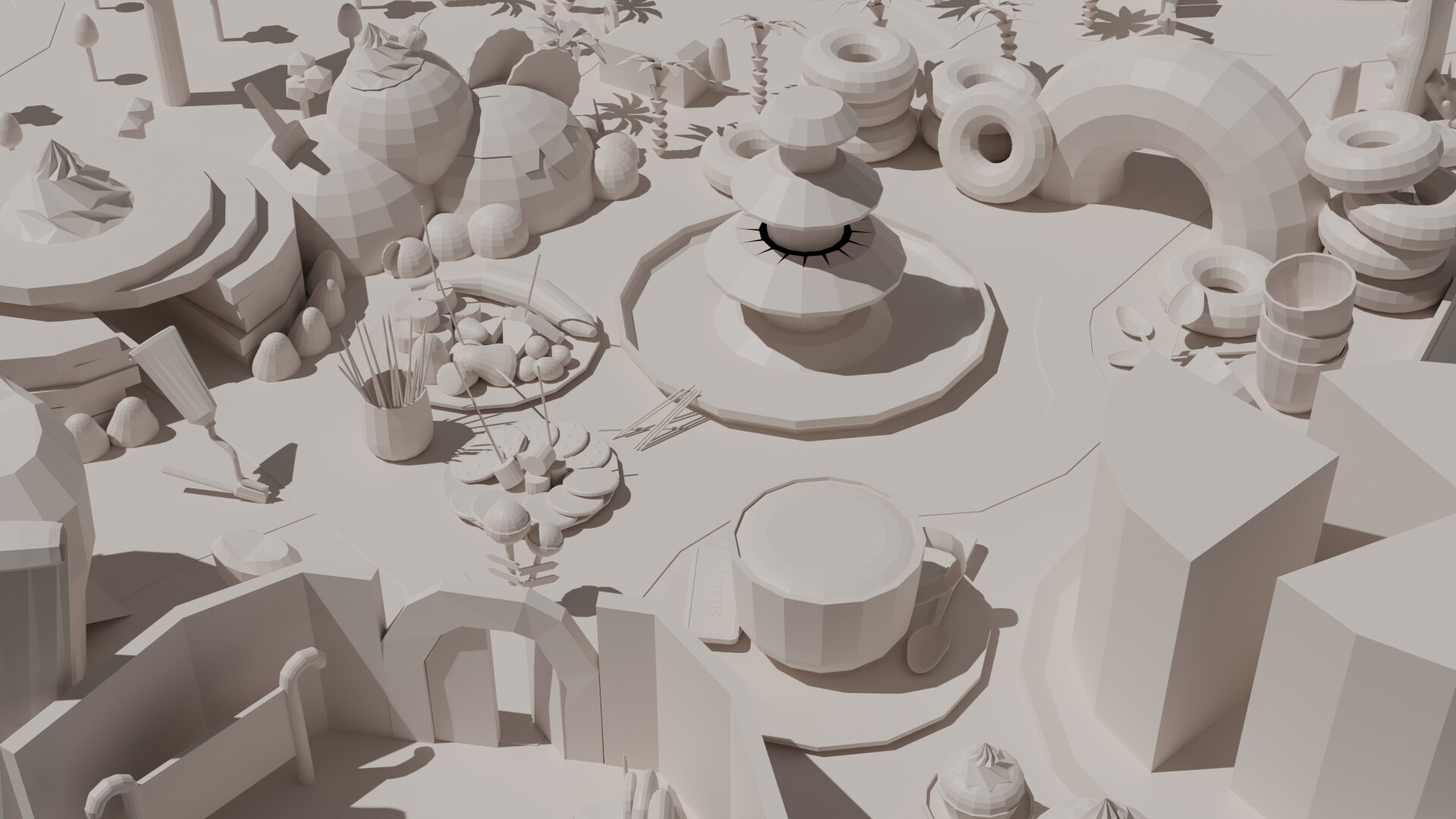 ArtStation - Blockout / planning phase for the new CandyLand Map for ...