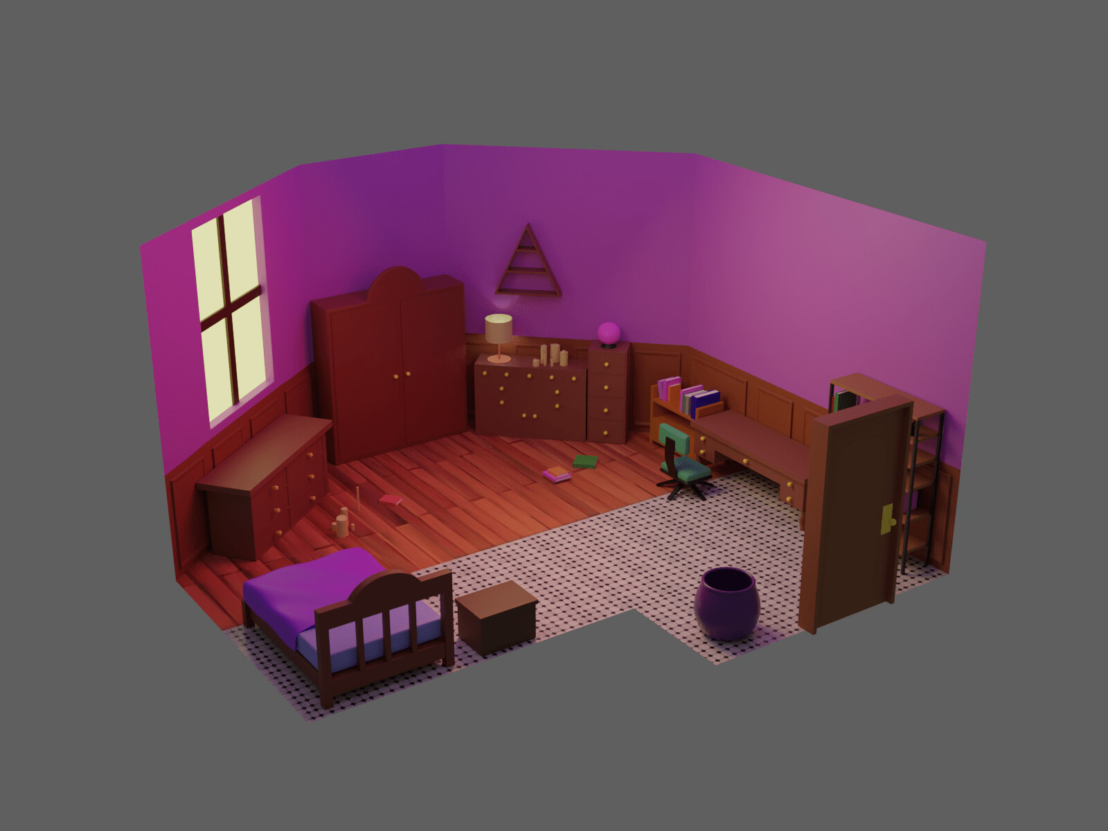 ArtStation - Stylized room