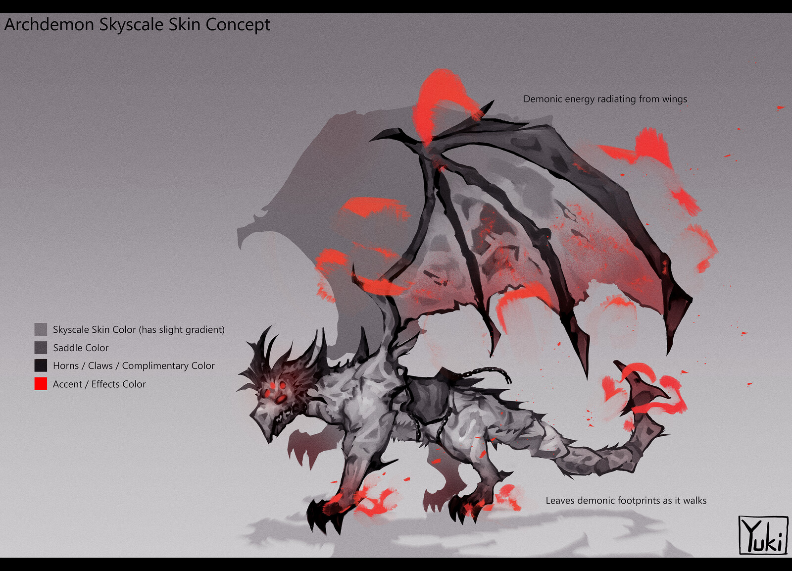 Dean M - Archdemon Skyscale Skin Concept