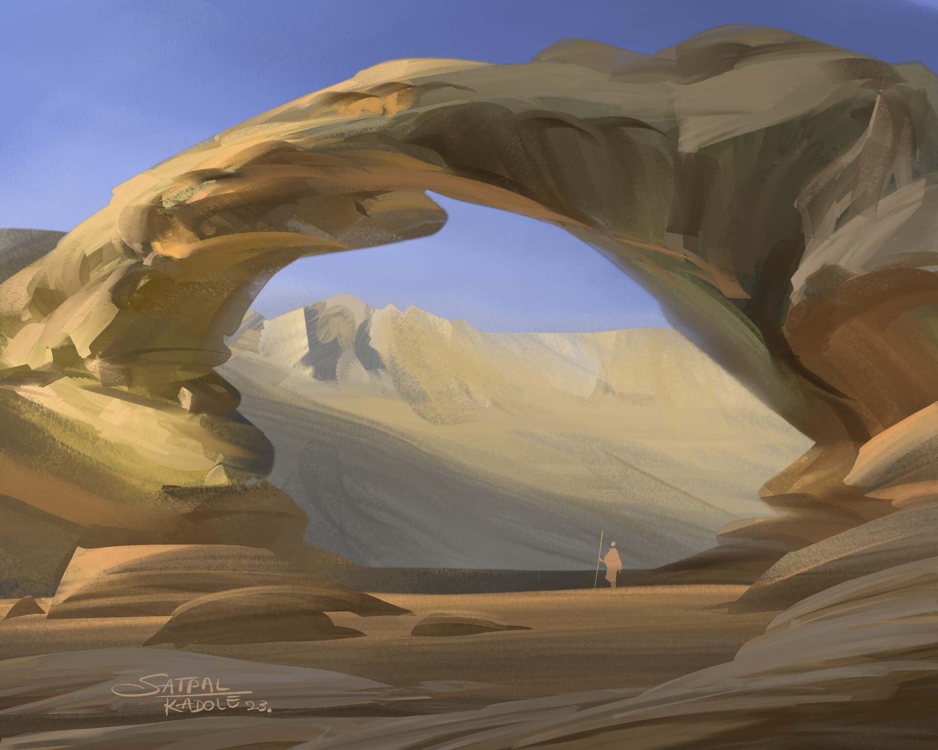 ArtStation - "Desert Arch"