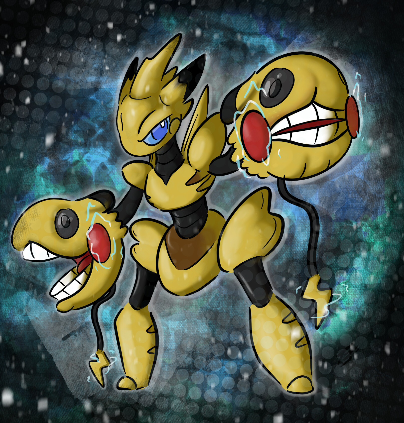 ArtStation - Scizorchu PKMN Fusion - Fan Art