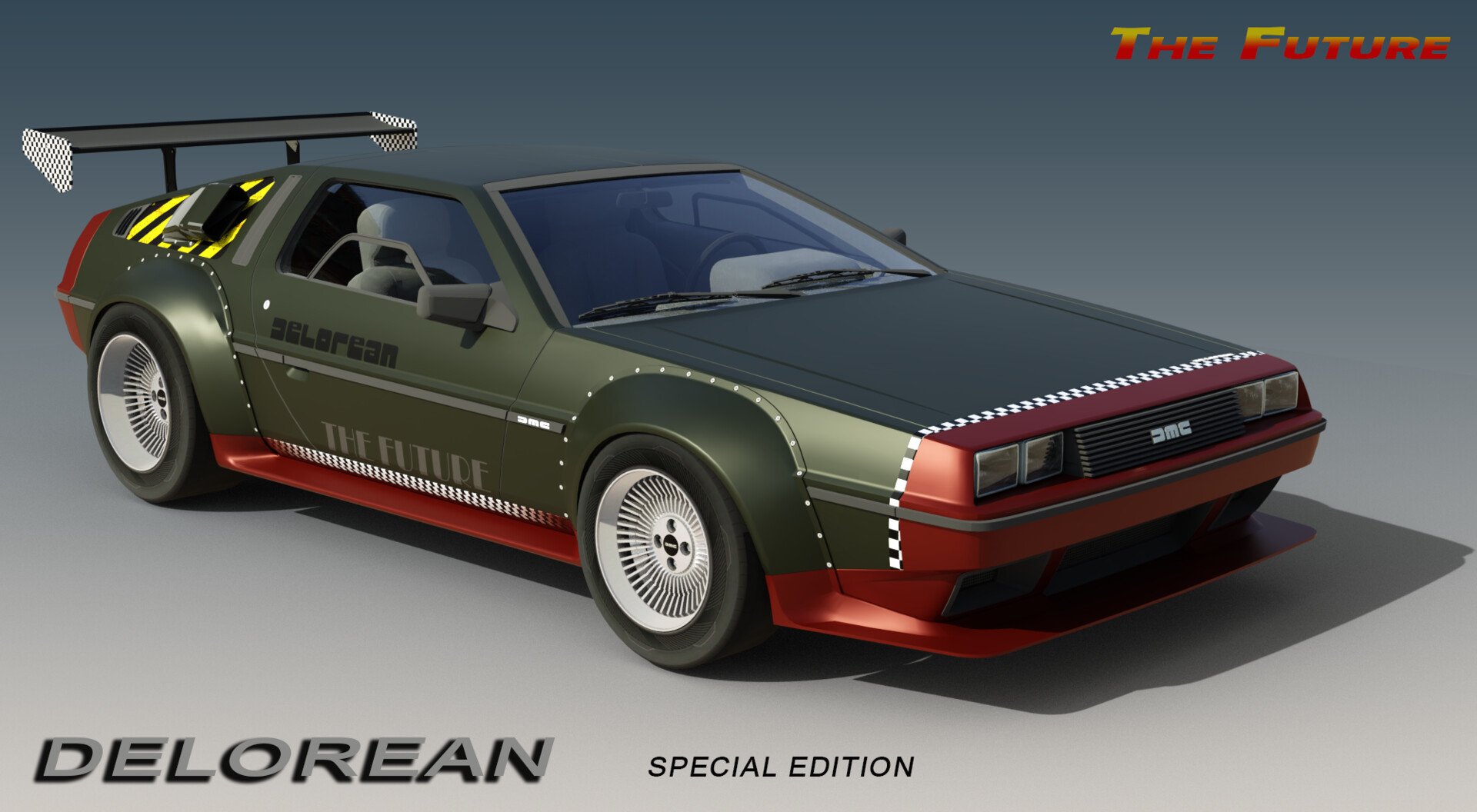 ArtStation - DMC DeLorean Special Wide Edition