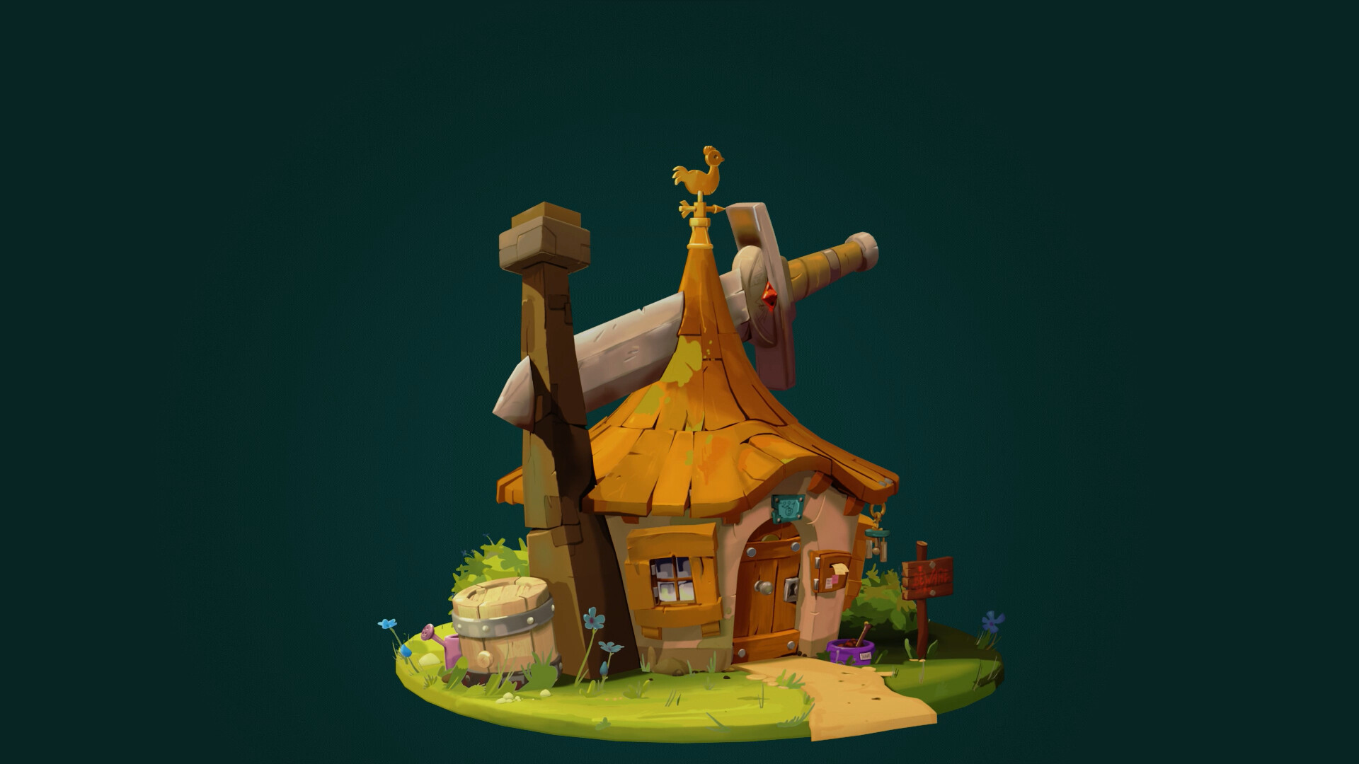 ArtStation - Little Sword House
