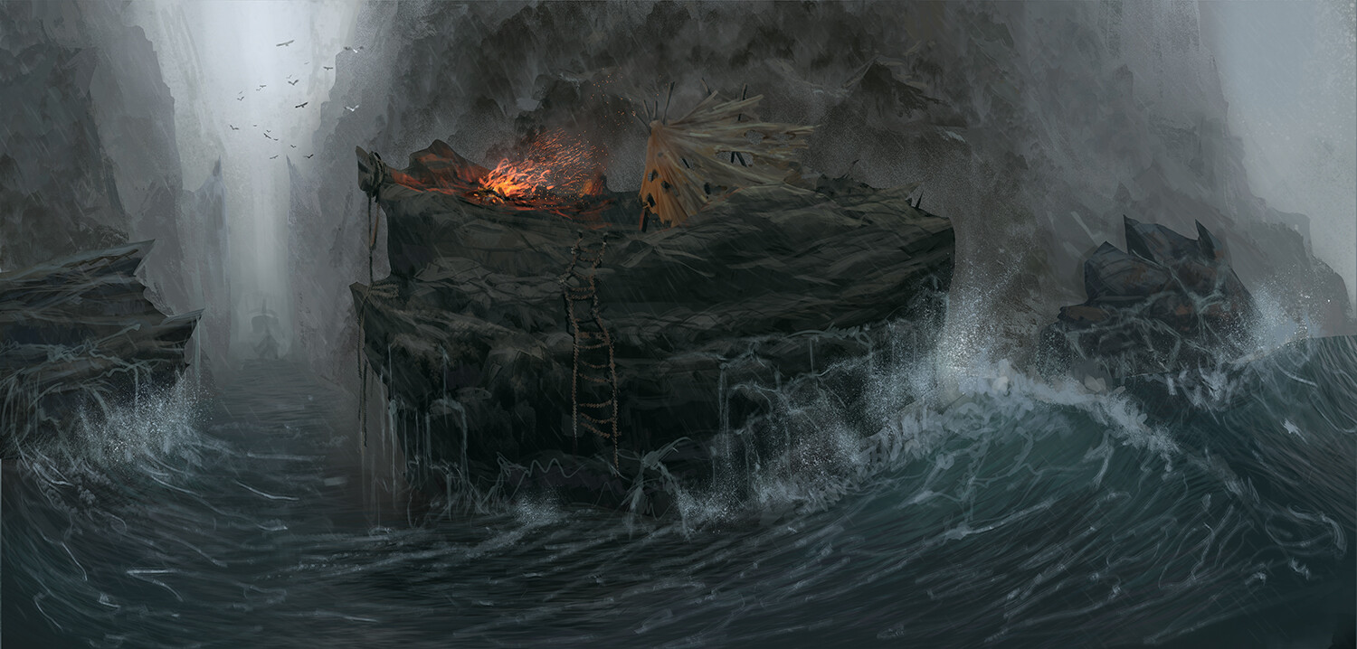 ArtStation - Sea Post