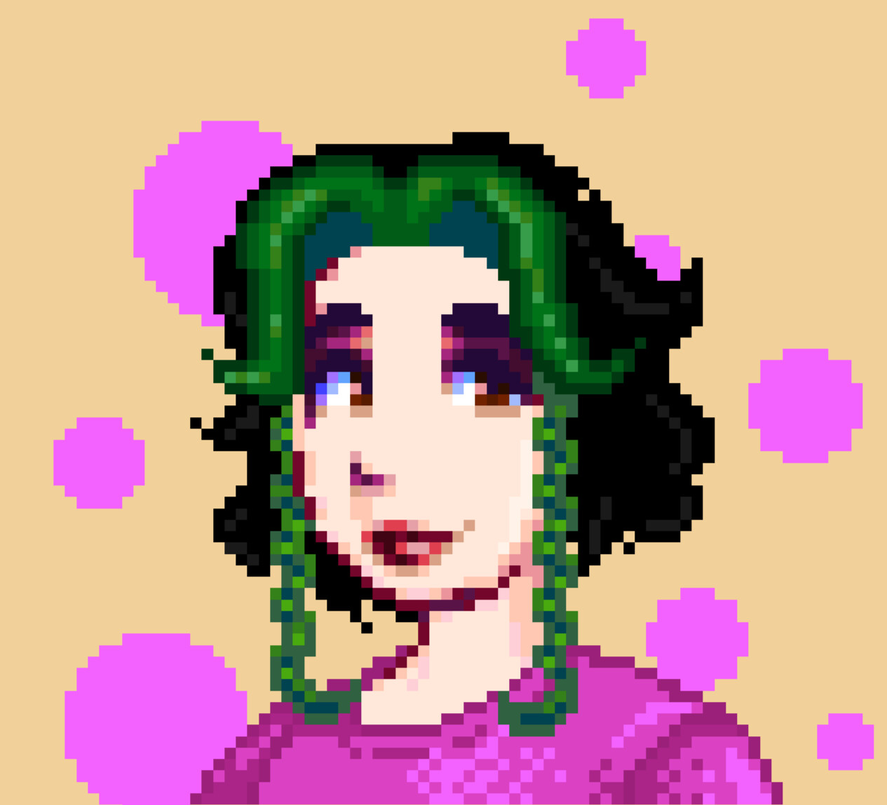 ArtStation - Portrait of myself in stardew valley style