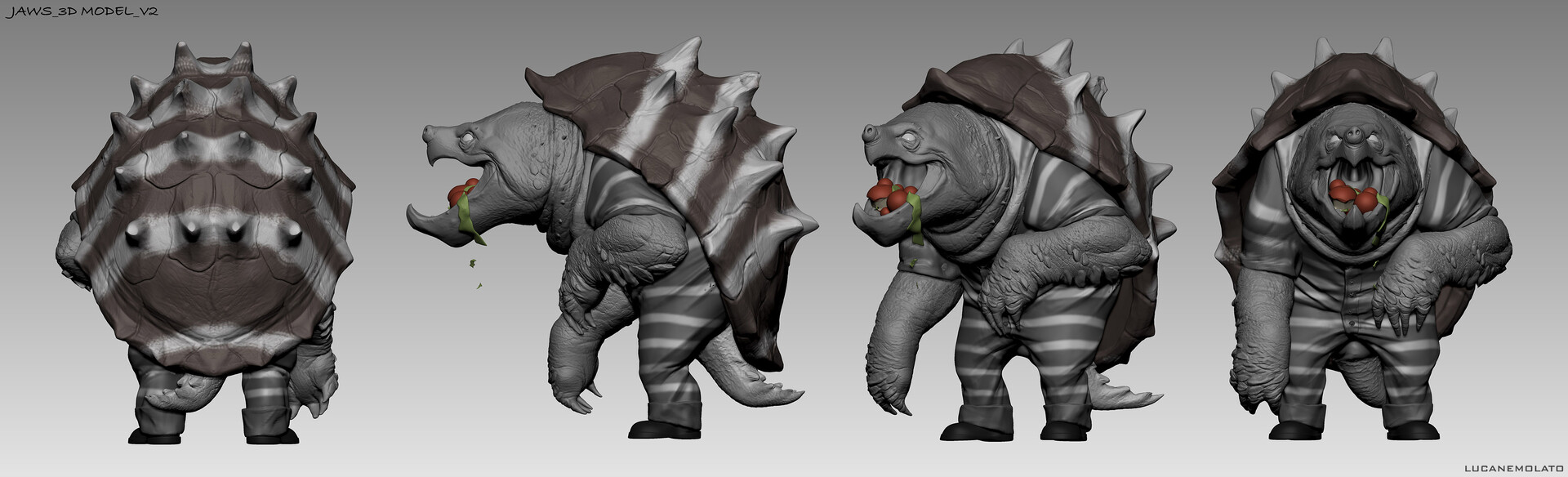 Luca Nemolato - 3D character Concepts