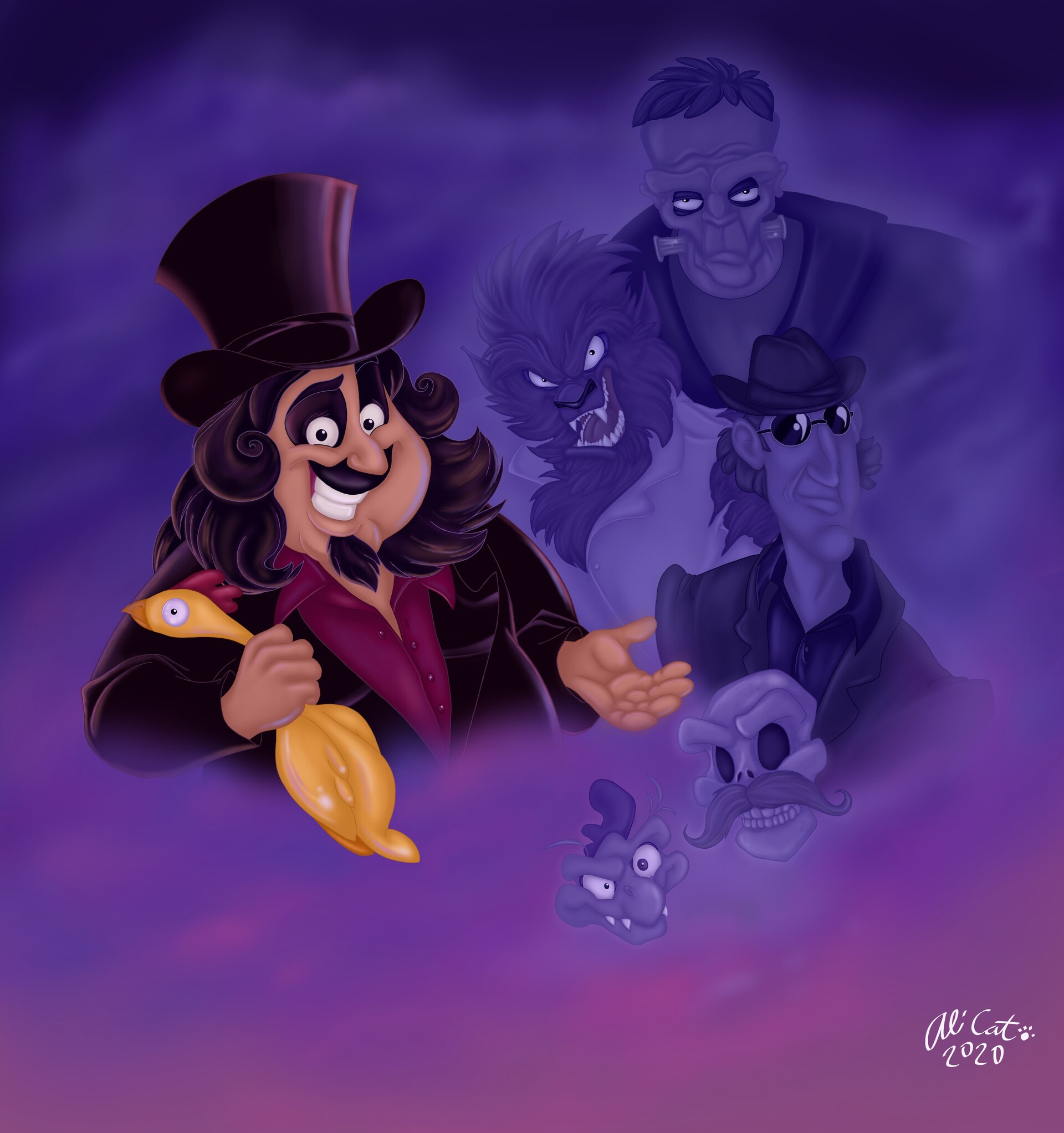 ArtStation - Svengoolie and Friends: The Gang's All Here!