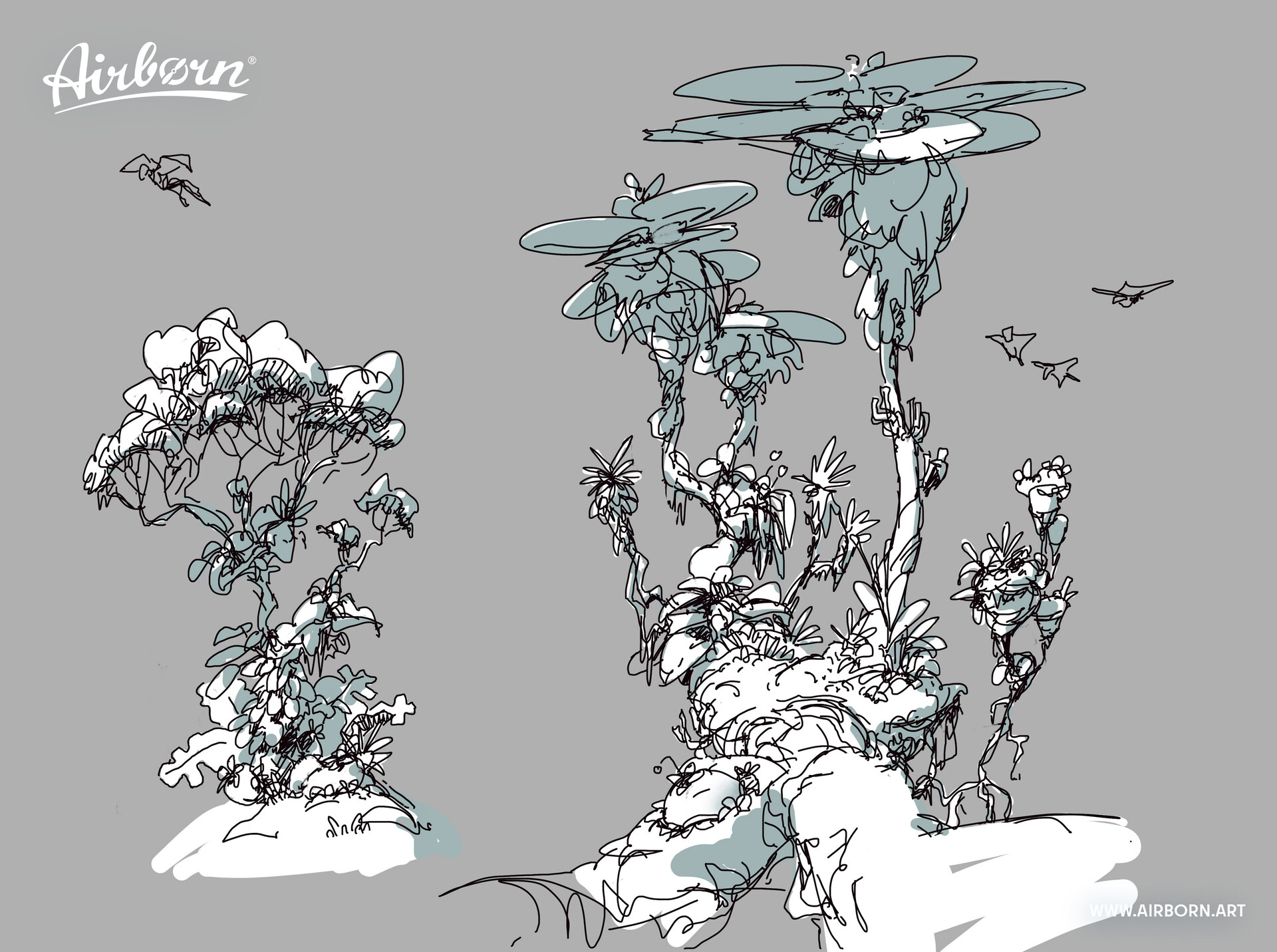 Airborn Studios - Airborn Showcase - Visdev and Sketches