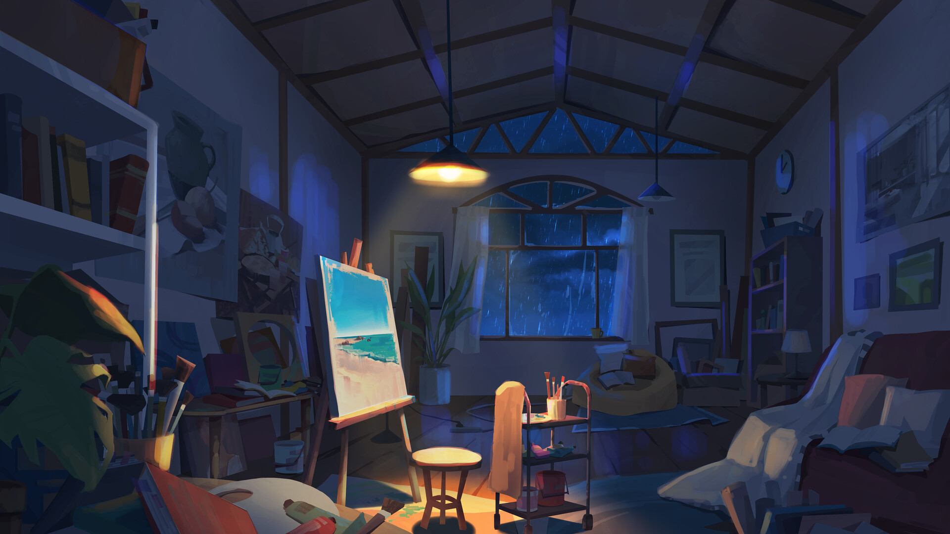 ArtStation - Artist room