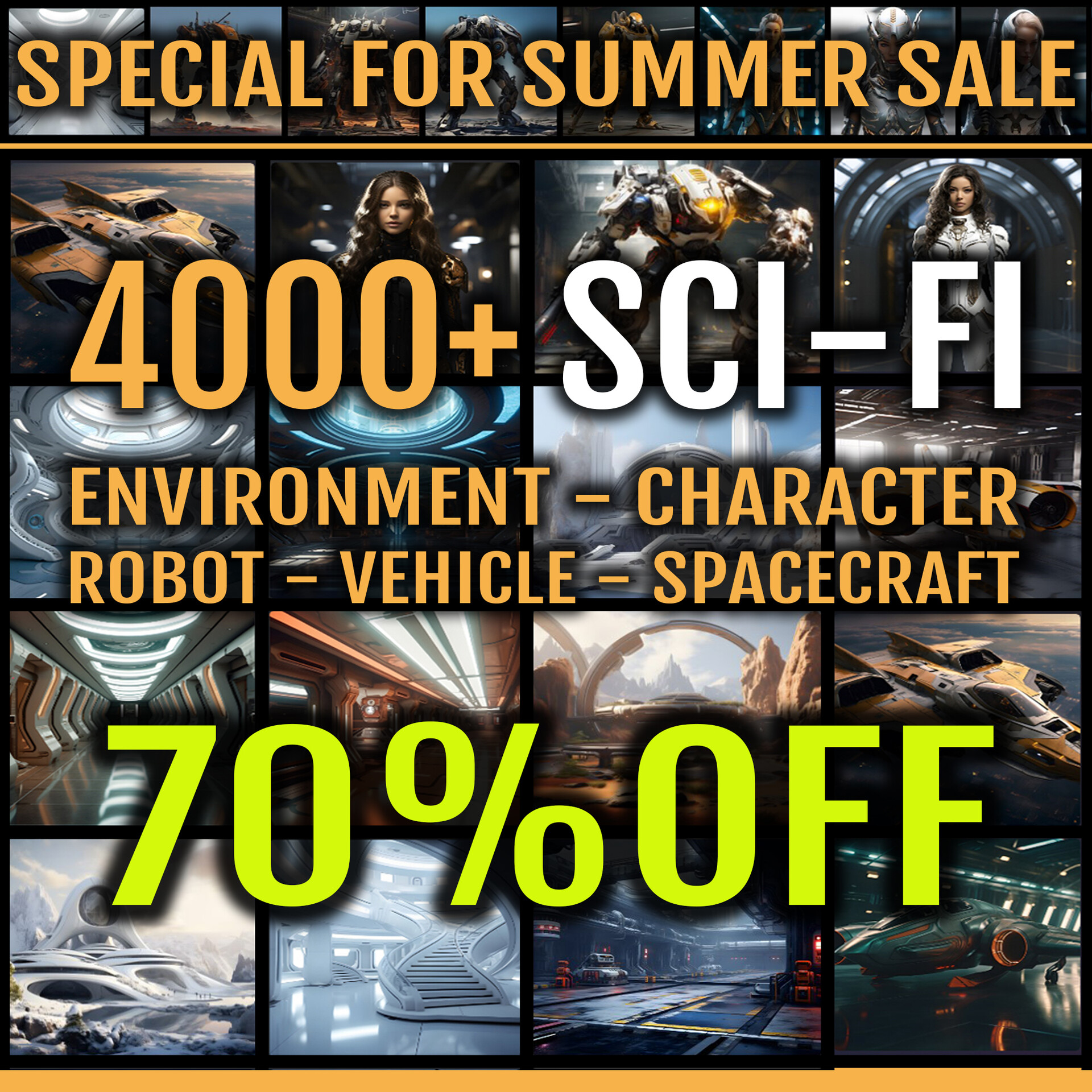 ArtStation - 4000+ SCI-FI MEGA Pack References