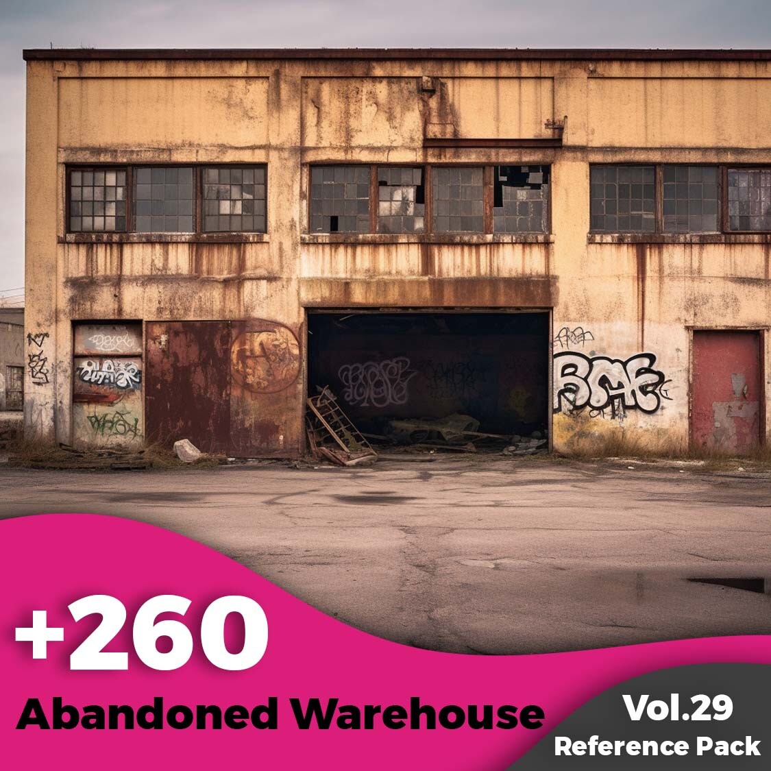 ArtStation - +260 Abandoned Warehouse Reference Images(4k) | Vol_29