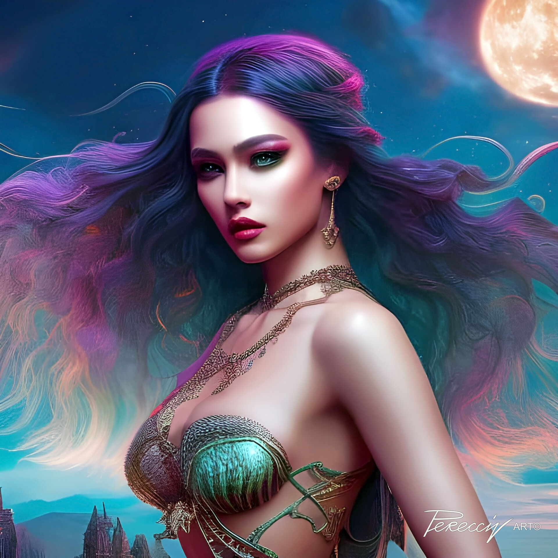 ArtStation - Magic Girl - 202307141.