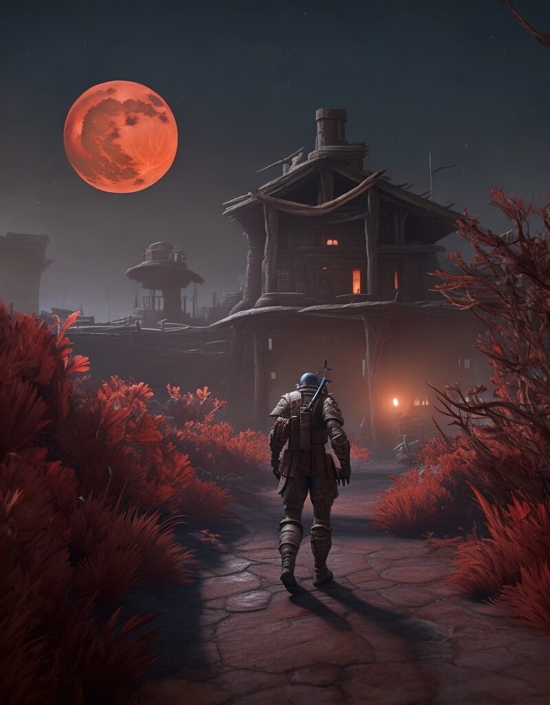 ArtStation - After a long war, it is certainly the most pleasant thing to return home