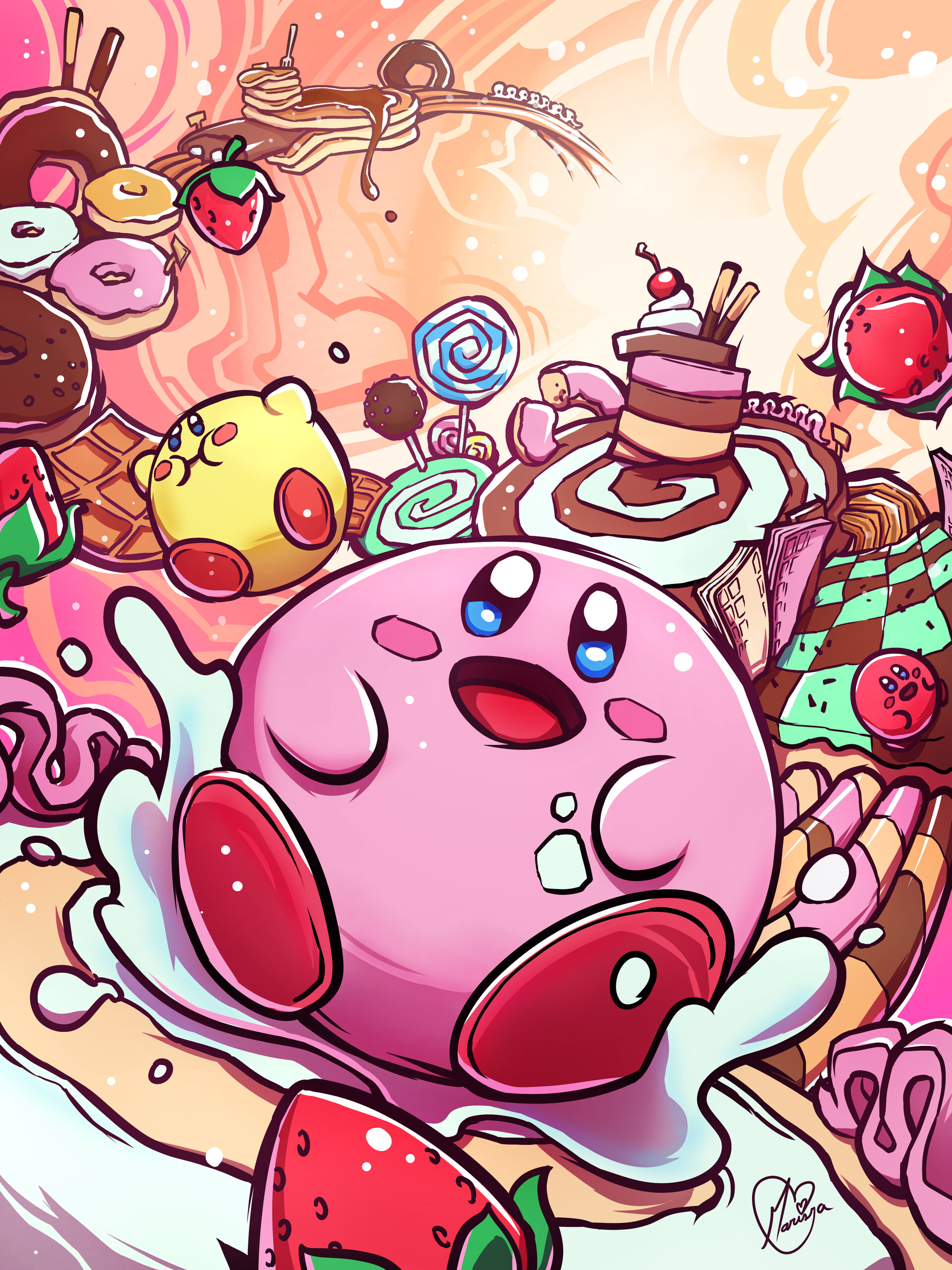 ArtStation - kirby poster