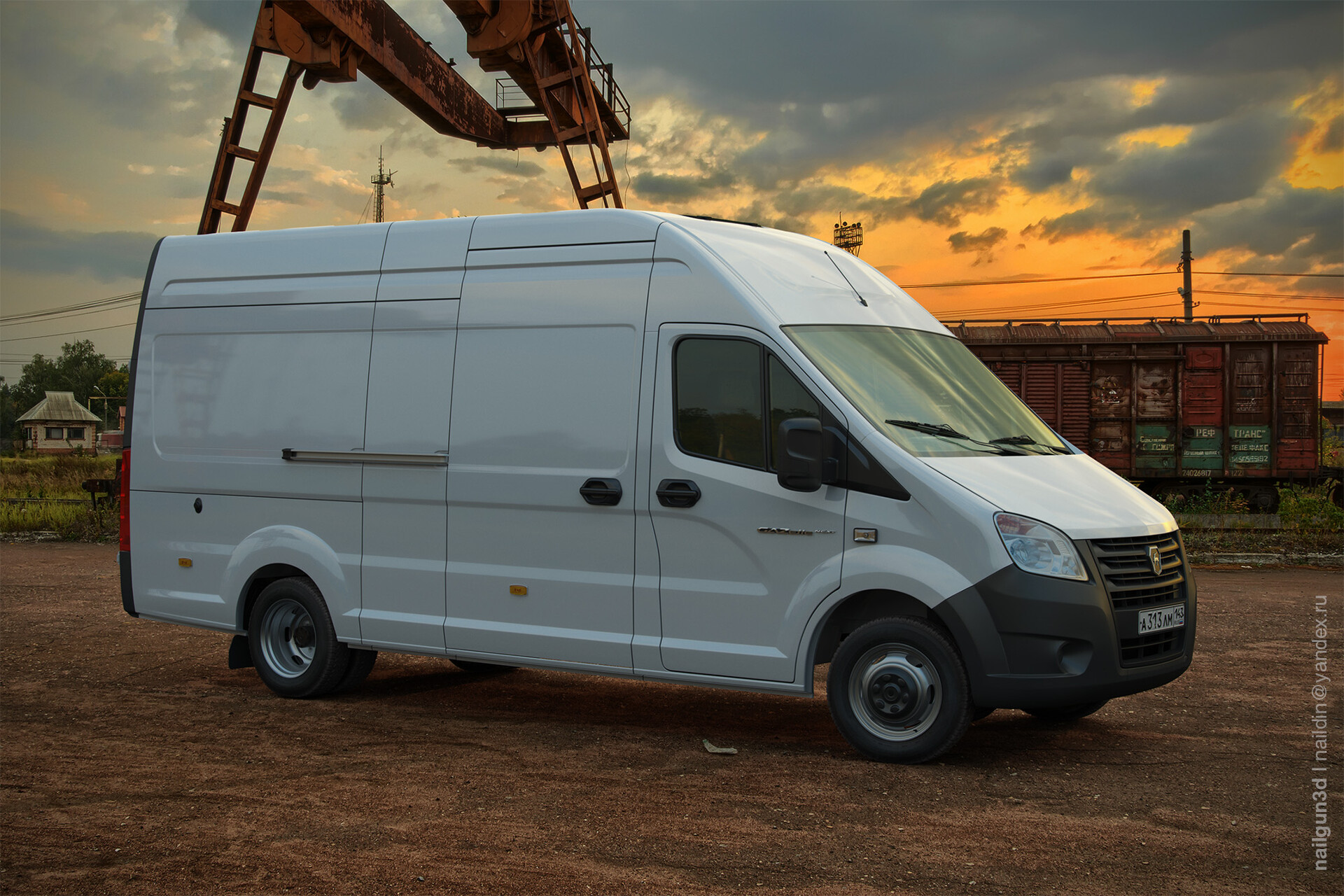 Nailgun3d _ Nail Khusnutdinov - GAZ Gazelle A31R22 + A31R32
