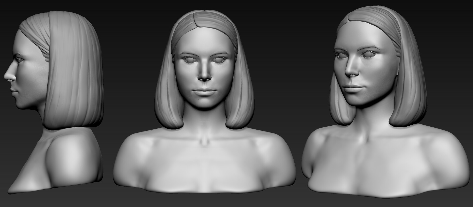 ArtStation - Face sculpting