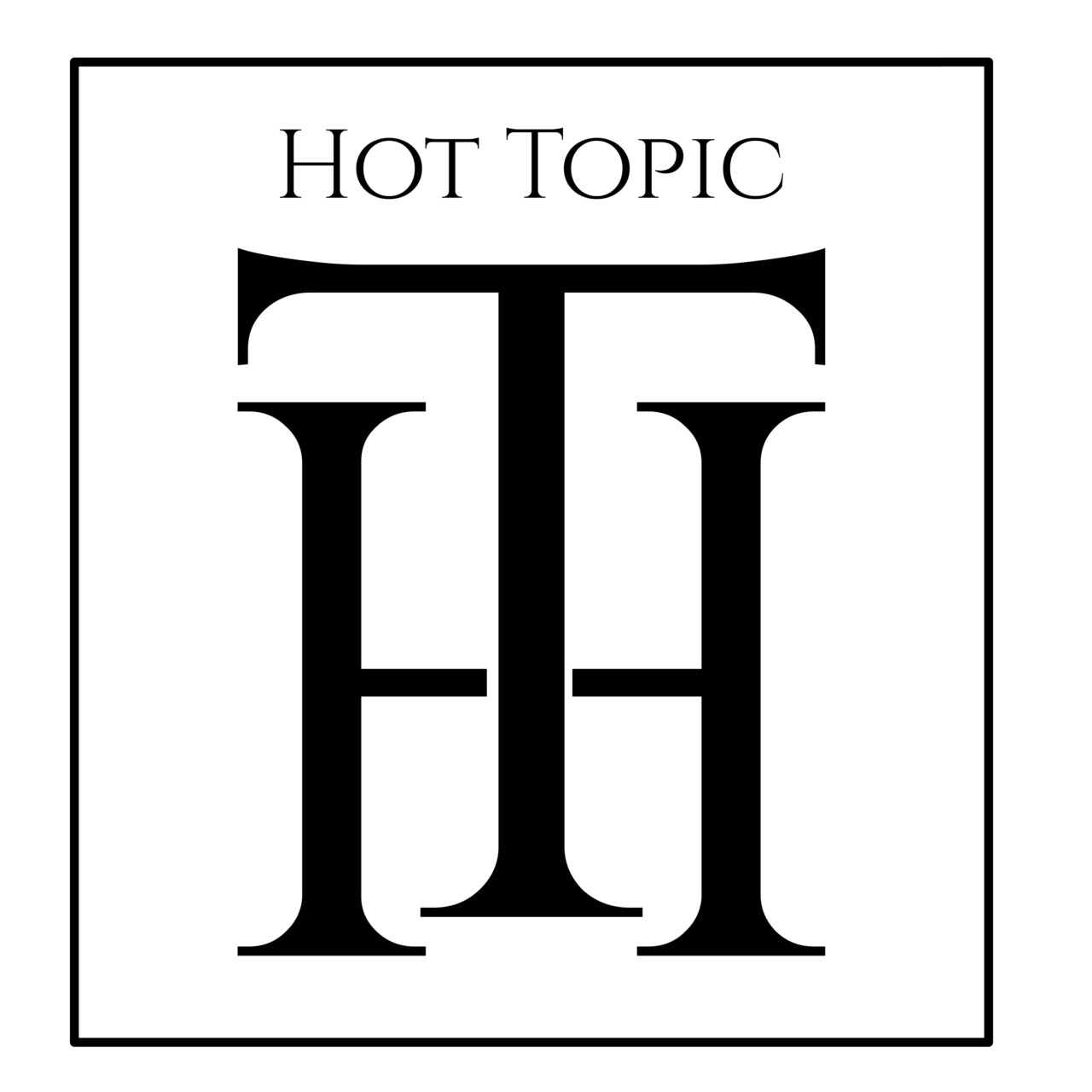 ArtStation - hot topic as a minimal logo
