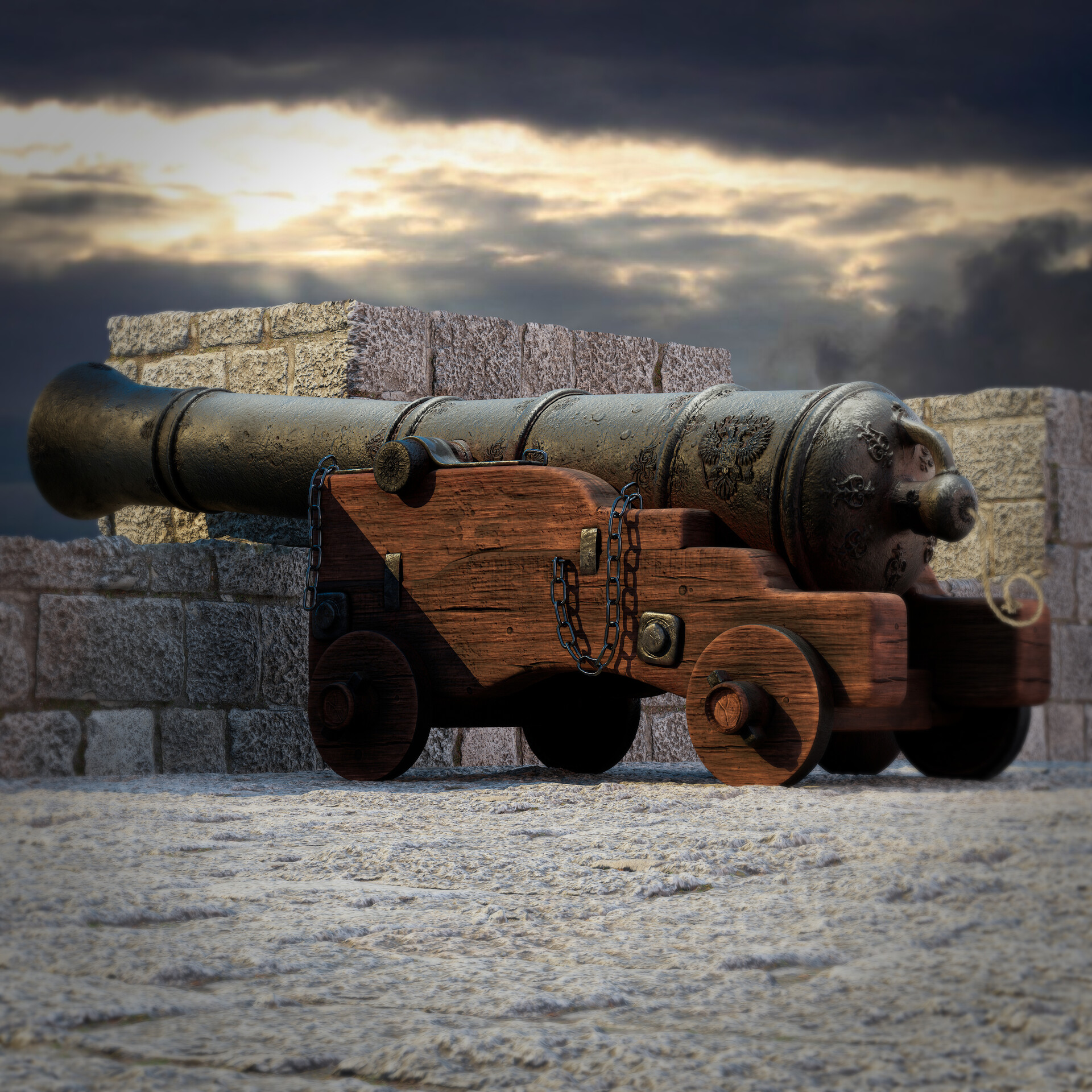 ArtStation - Fort Cannon