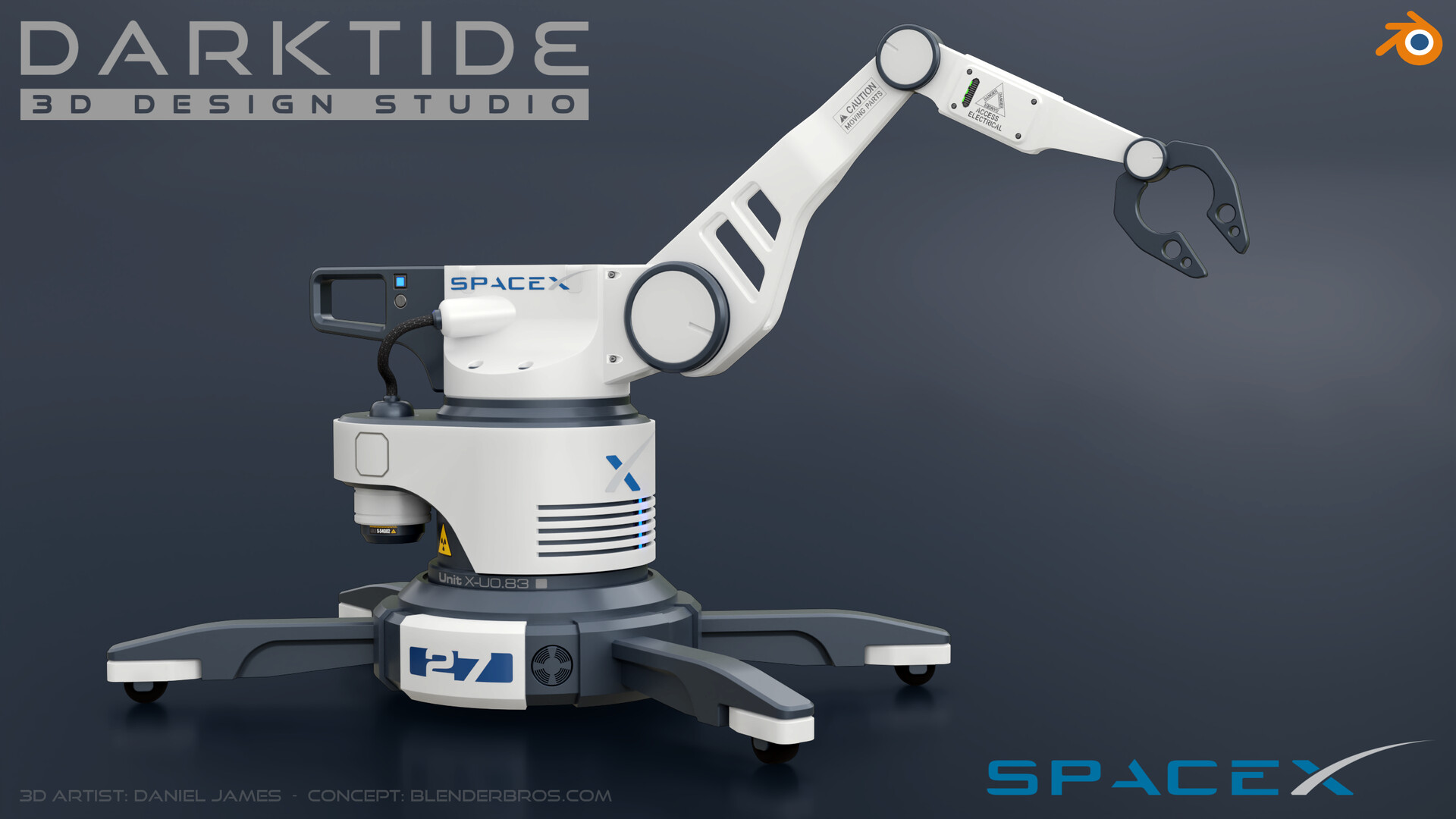 ArtStation - Mobile Crane Design