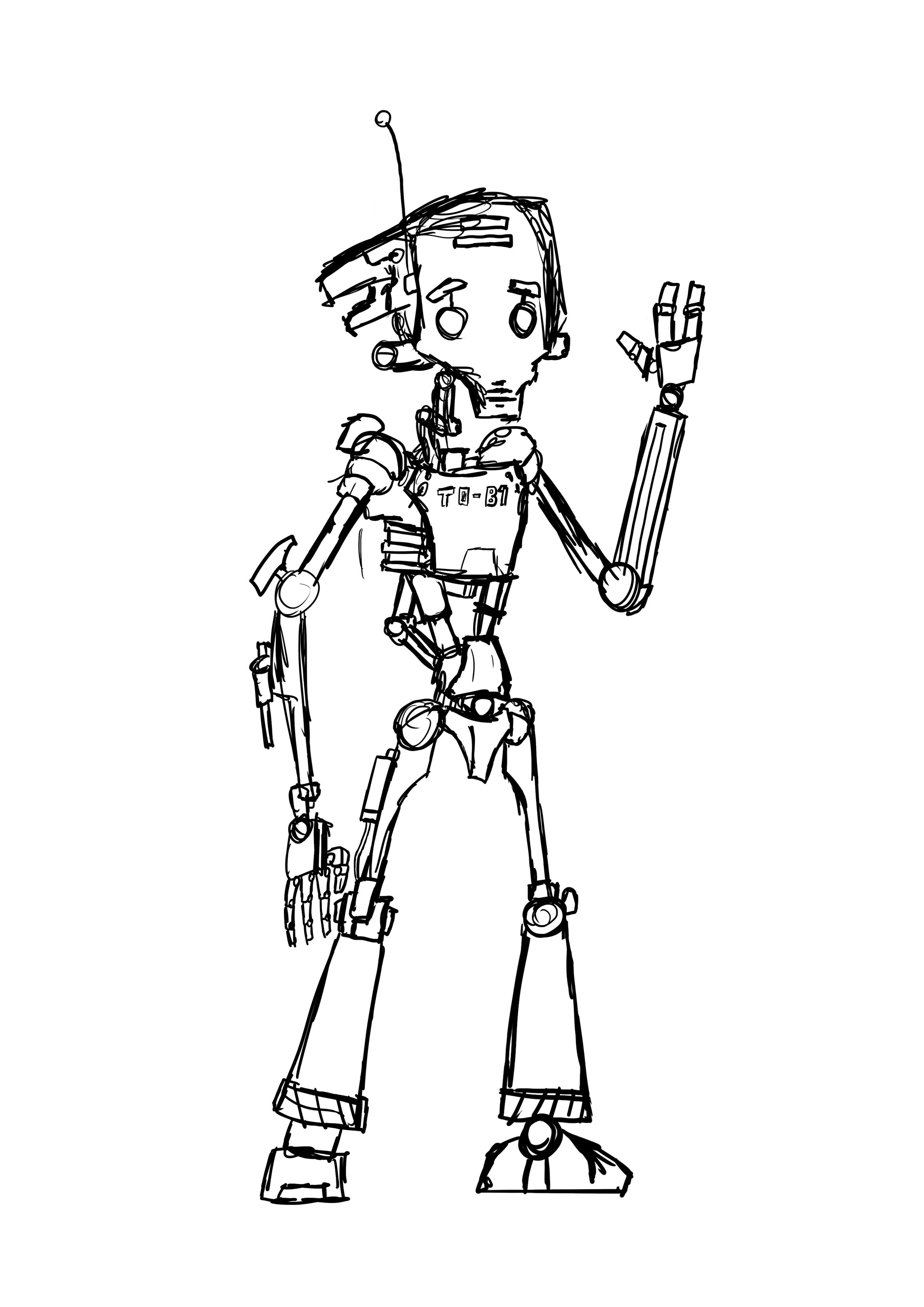 ArtStation - Robo sketch 1
